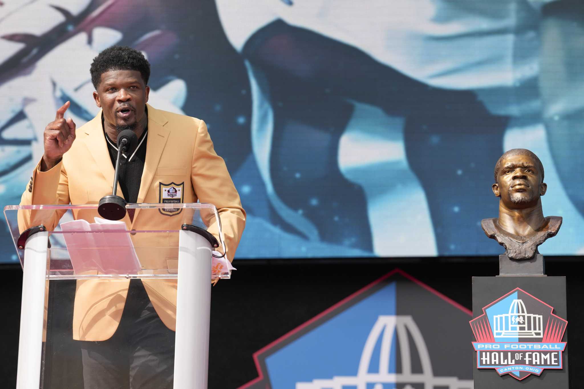 Houston Texans: A grateful Andre Johnson inducted into Hall of Fame