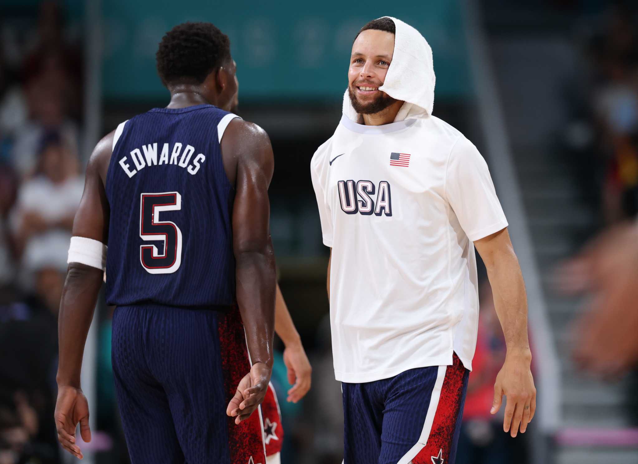 From Steph Curry’s camp to Olympics, Anthony Edwards puts on a show