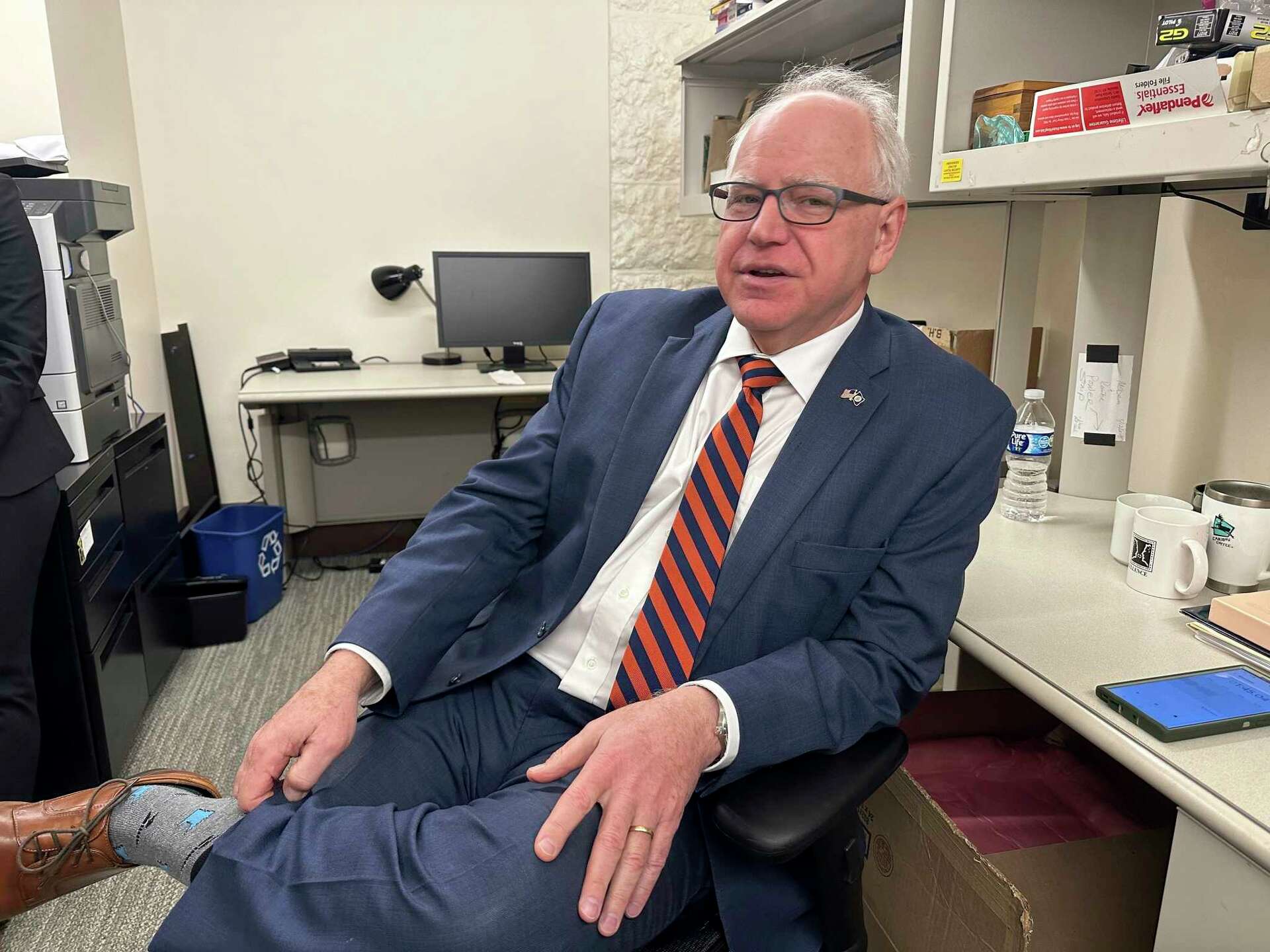 A look at Tim Walz's view of immigration and border security policies