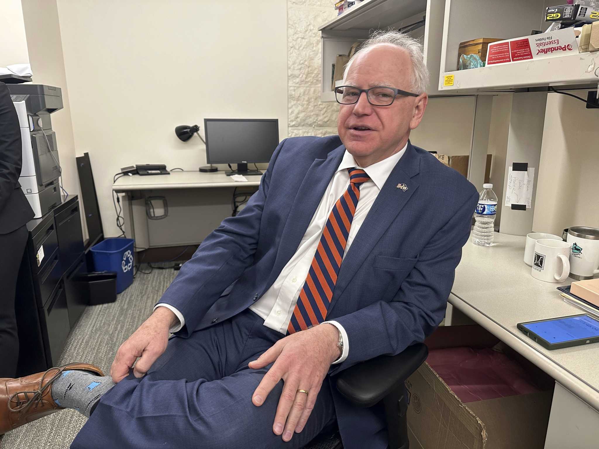 A look at Tim Walz's view of immigration and border security policies