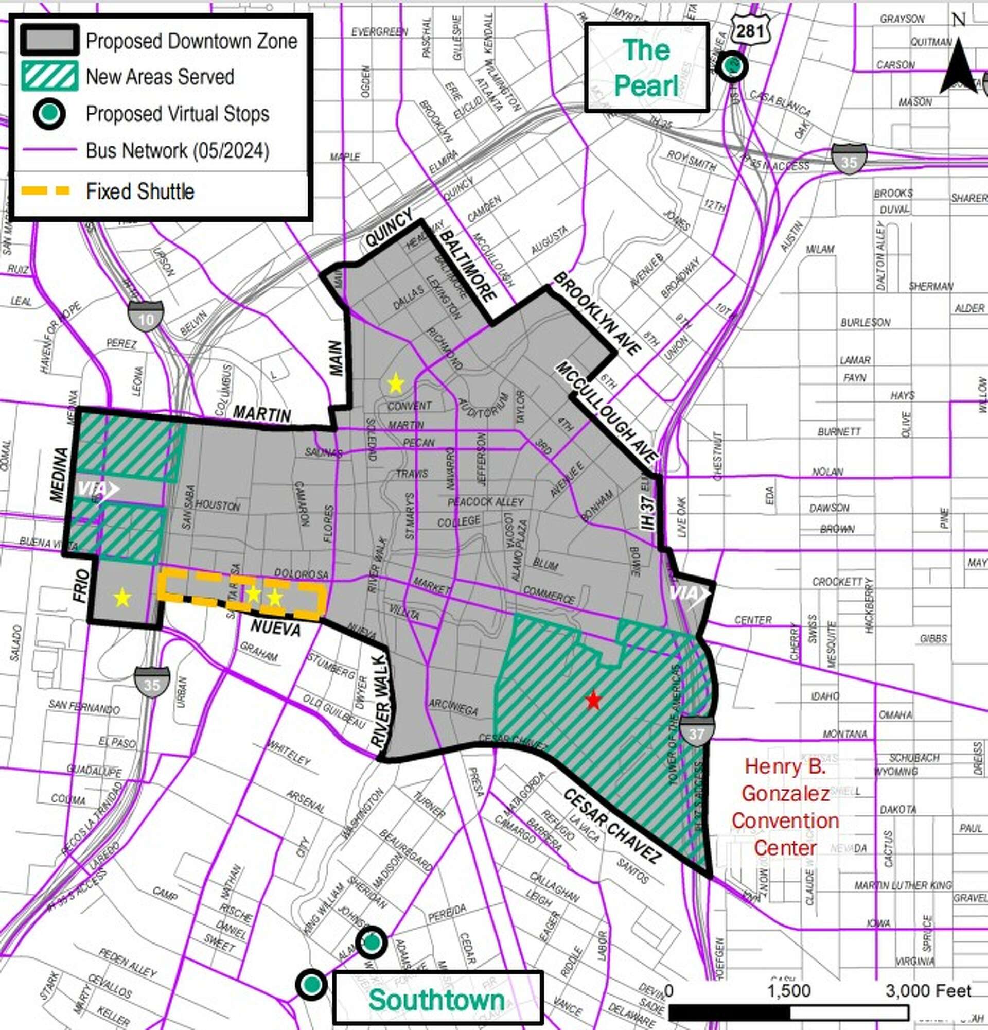 VIA to expand its ride-hailing service into downtown San Antonio