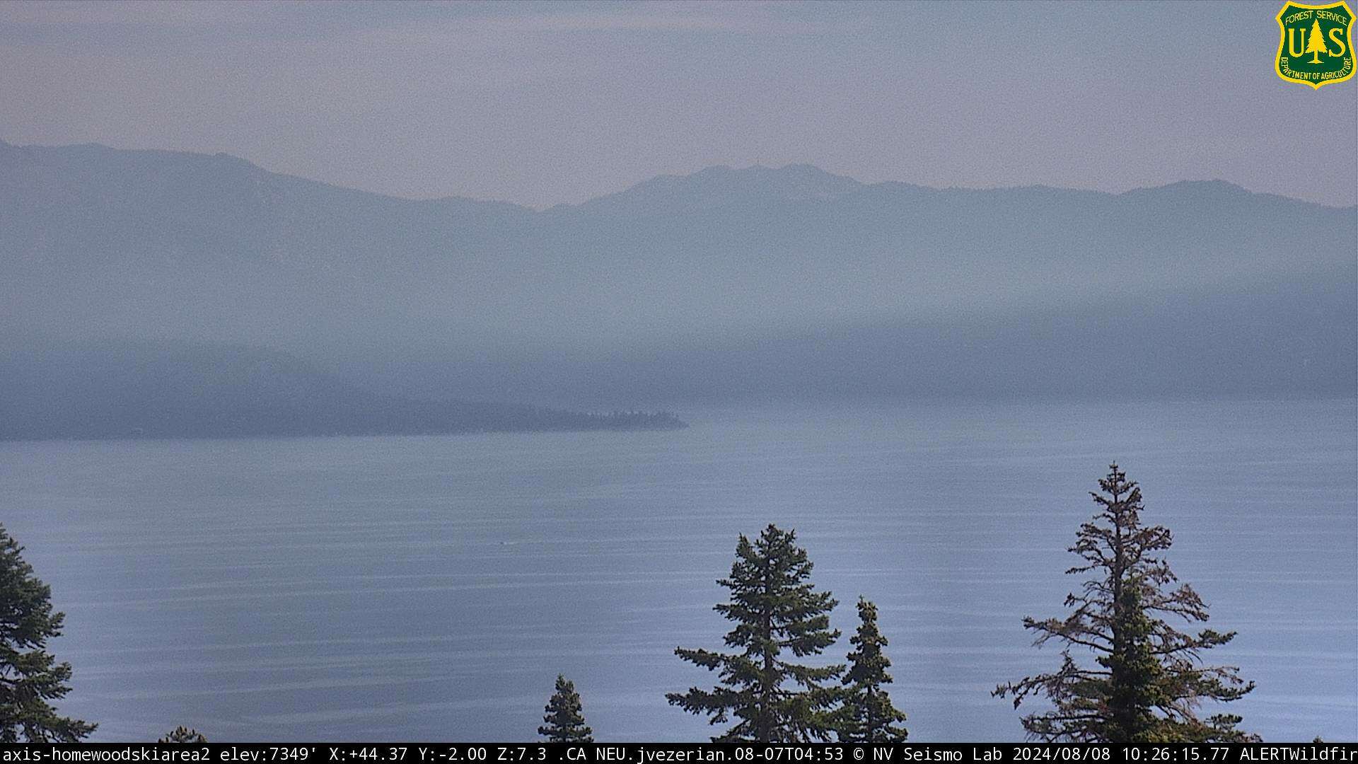 Tahoe air quality deteriorates as smoke from Crozier Fire drifts in