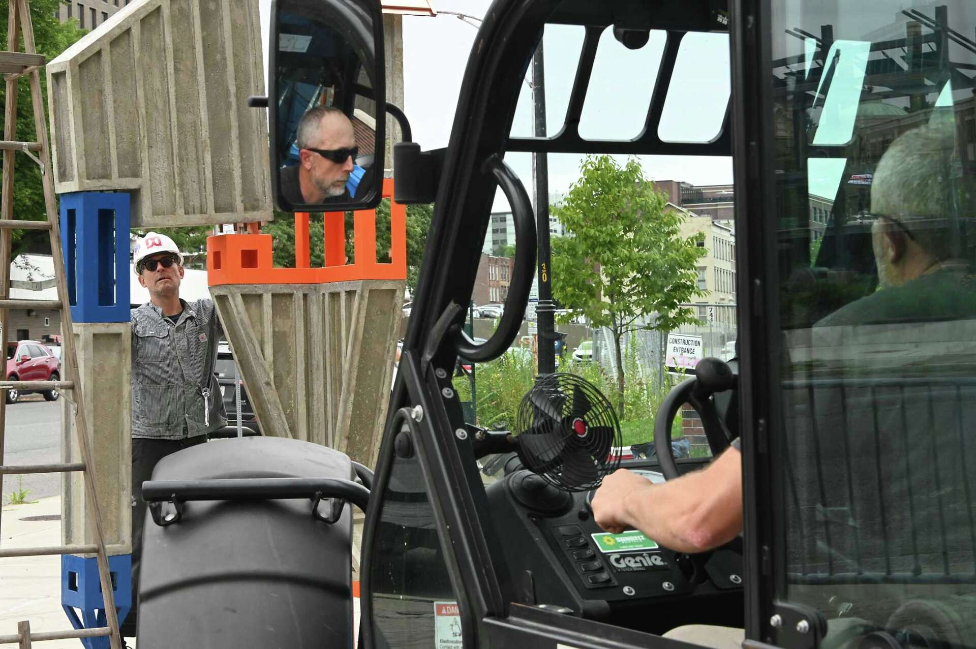 Photos: New sculpture arrives at Albany's Quackenbush Square