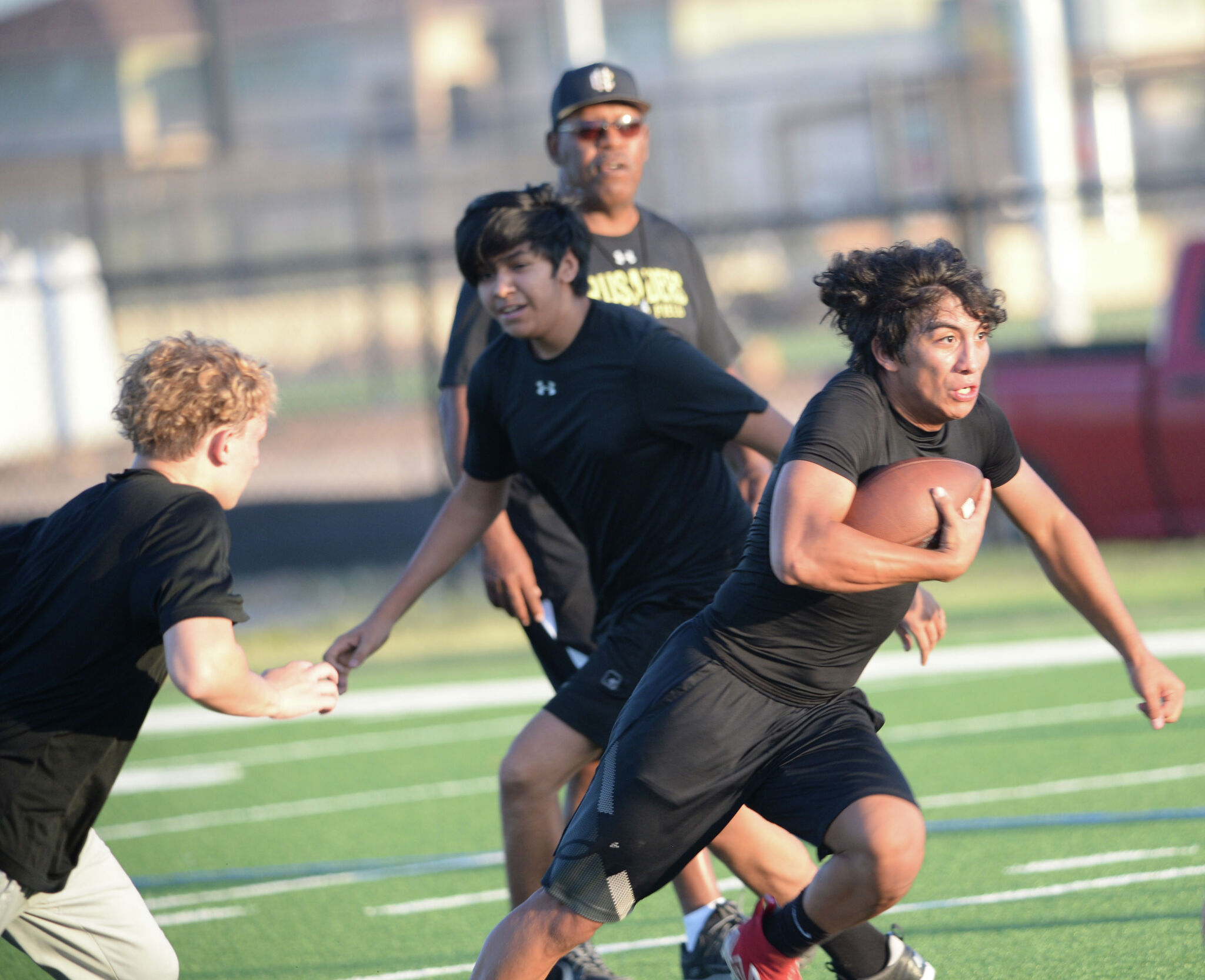 Holy Cross football players help South beat North in all-star game