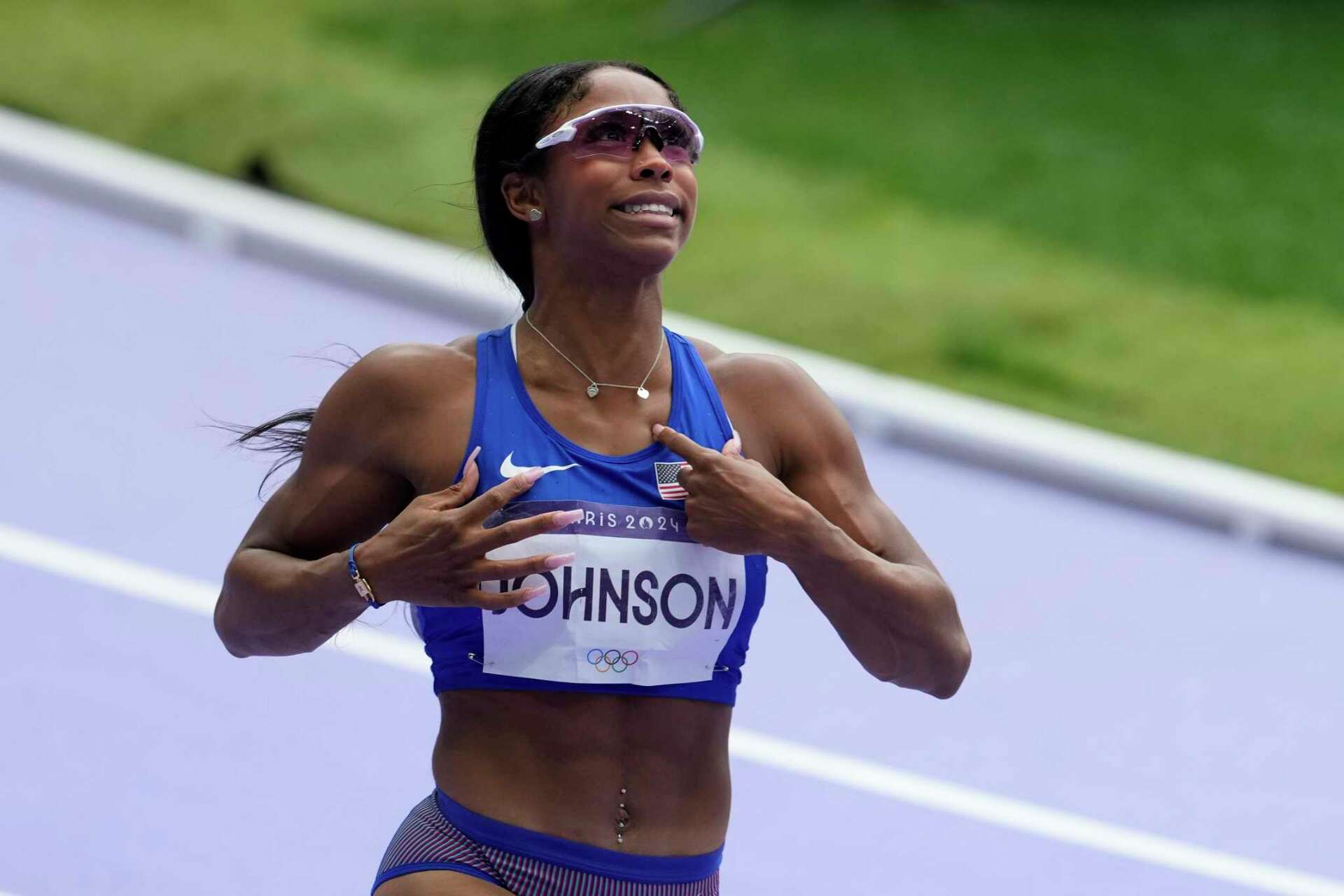 Olympic track: Spring's Alaysha Johnson clears one more hurdle