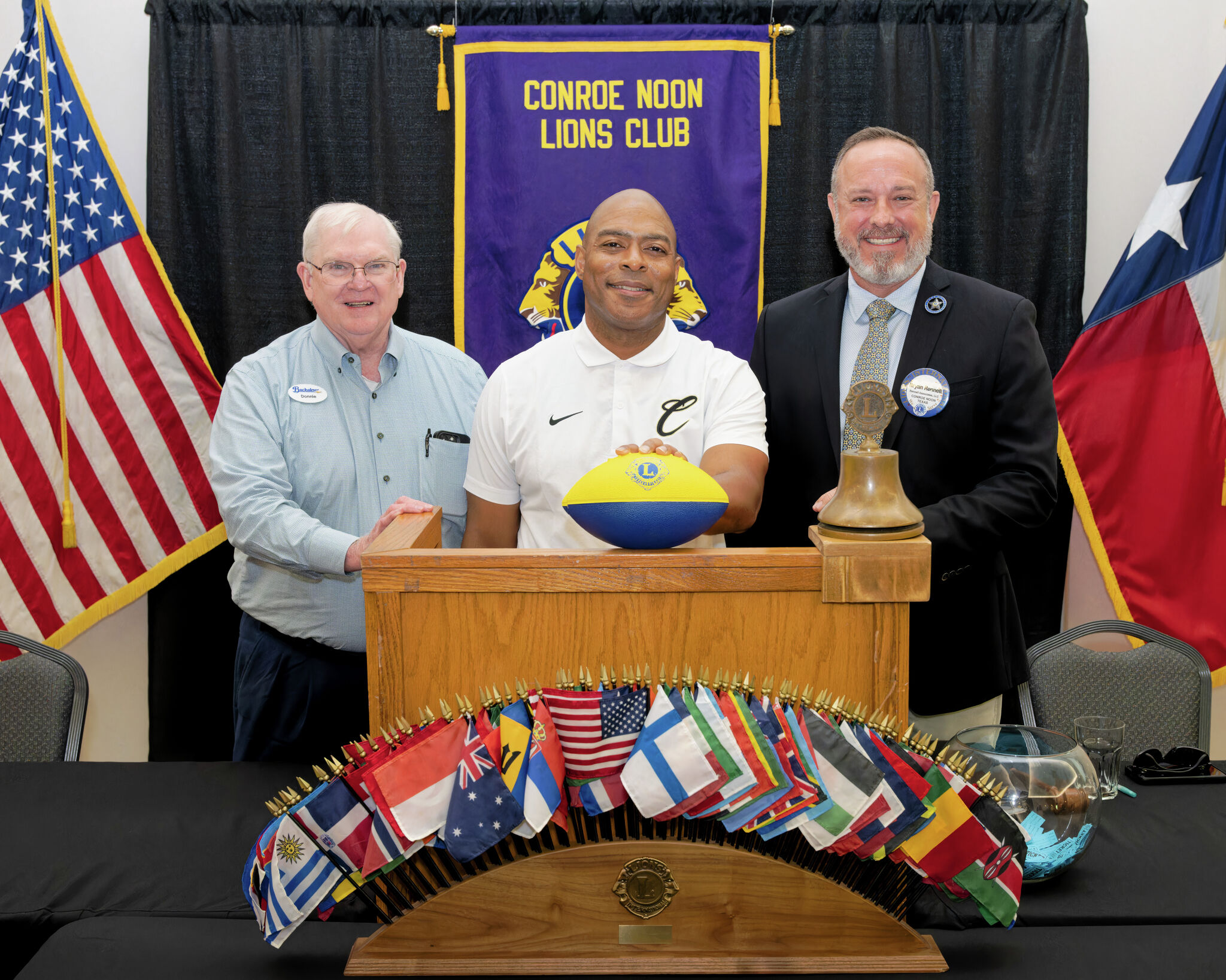 Club members prepare for back to school with football coaches