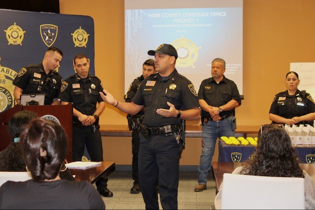 Precinct 1 Constable’s Office gives active shooter presentation