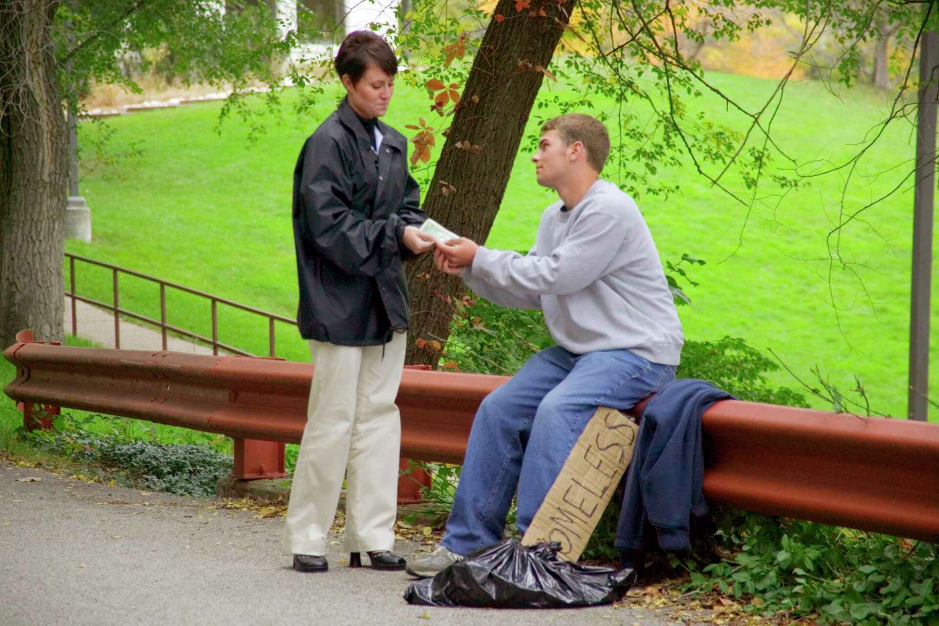 social workers helping drug addicts