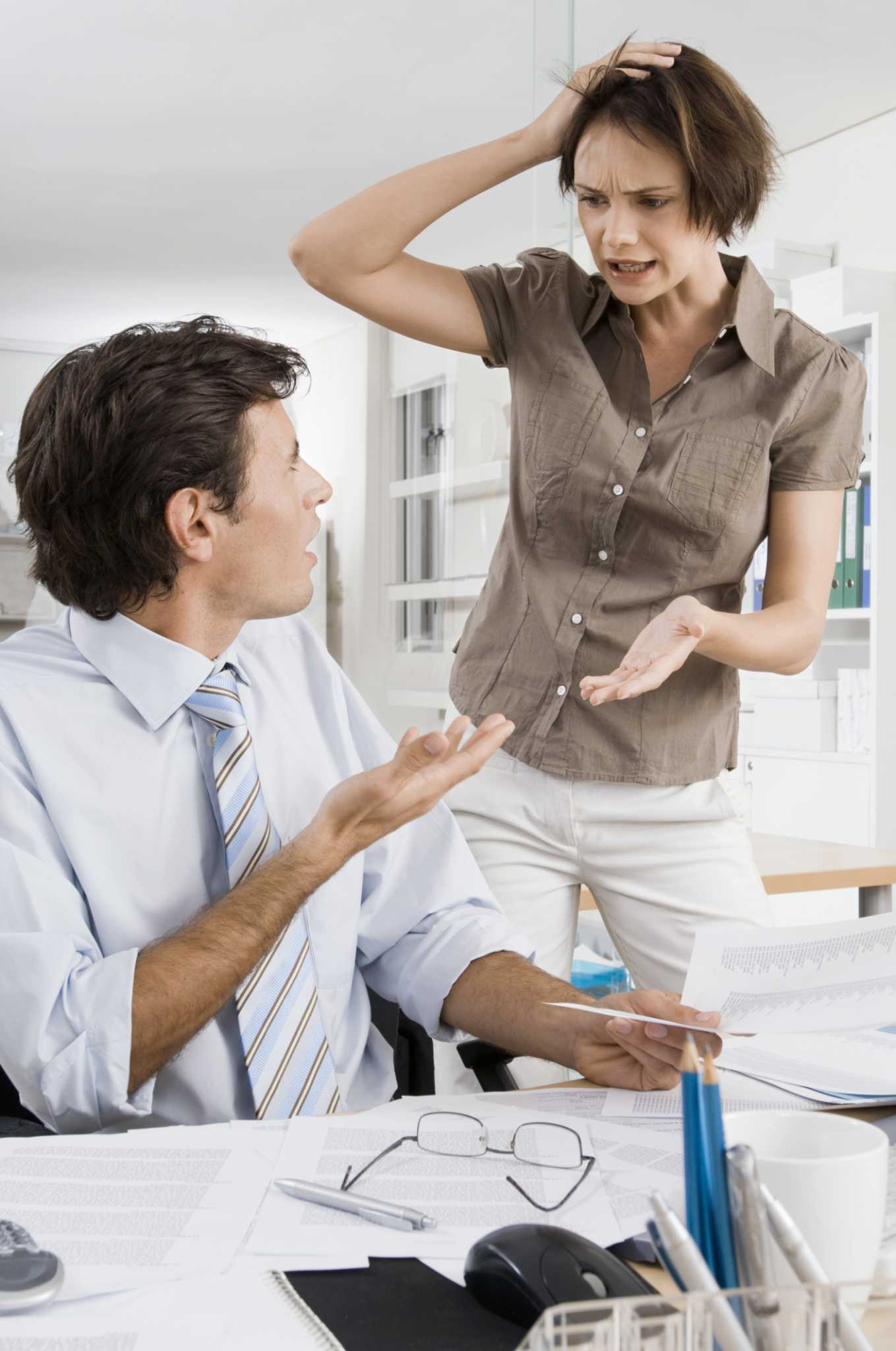aggressive behaviour at work examples