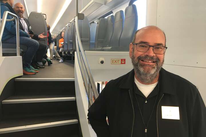 How it feels to travel onboard the new electric Caltrain