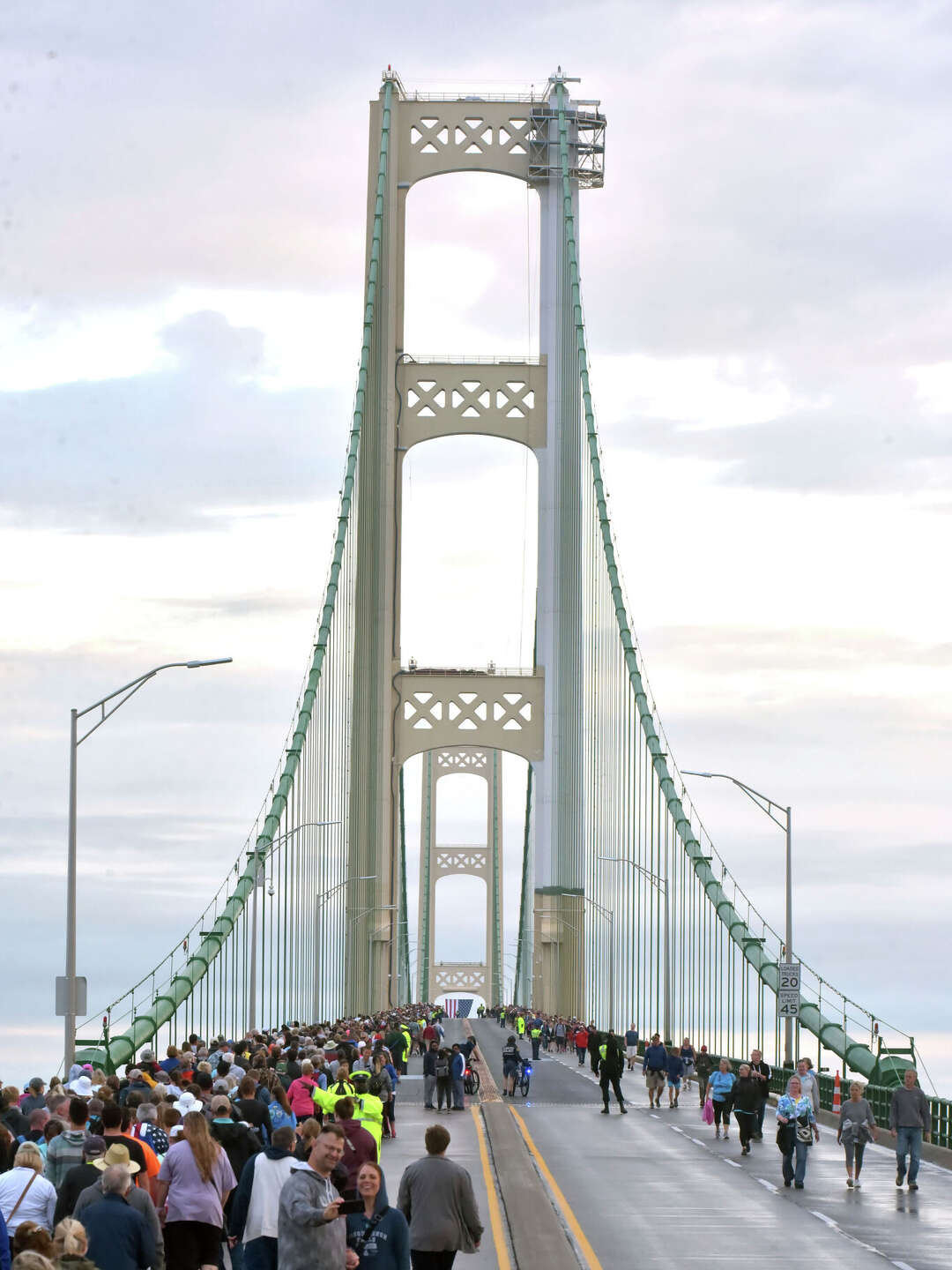 How to walk across the Mackinac Bridge on Labor Day, new starting spot