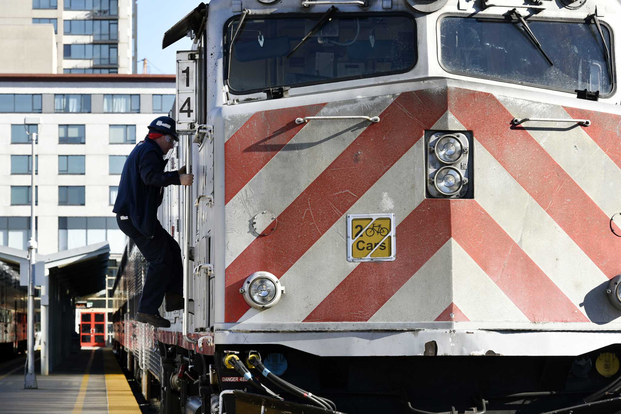 A ‘gently used’ 135-ton Caltrain locomotive just went on sale