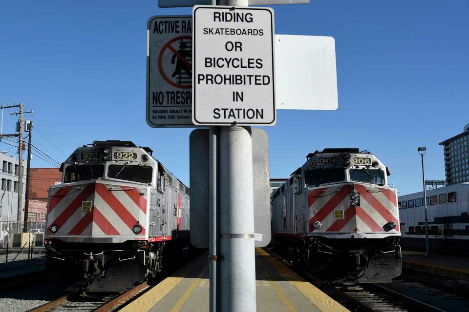 A ‘gently used’ 135-ton Caltrain locomotive just went on sale