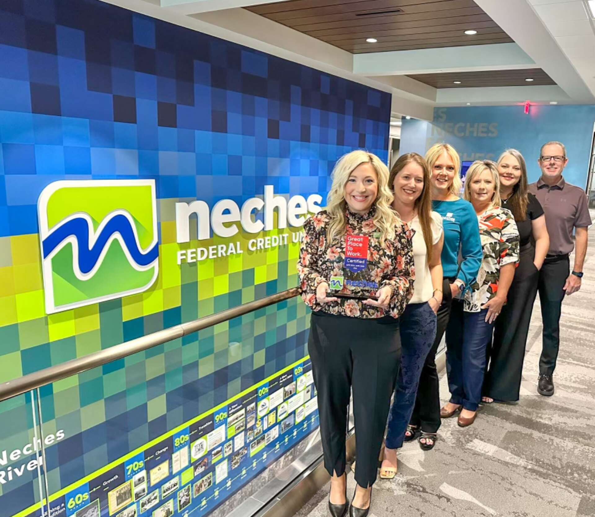 Neches Federal Credit Union named Great Place to Work for second year