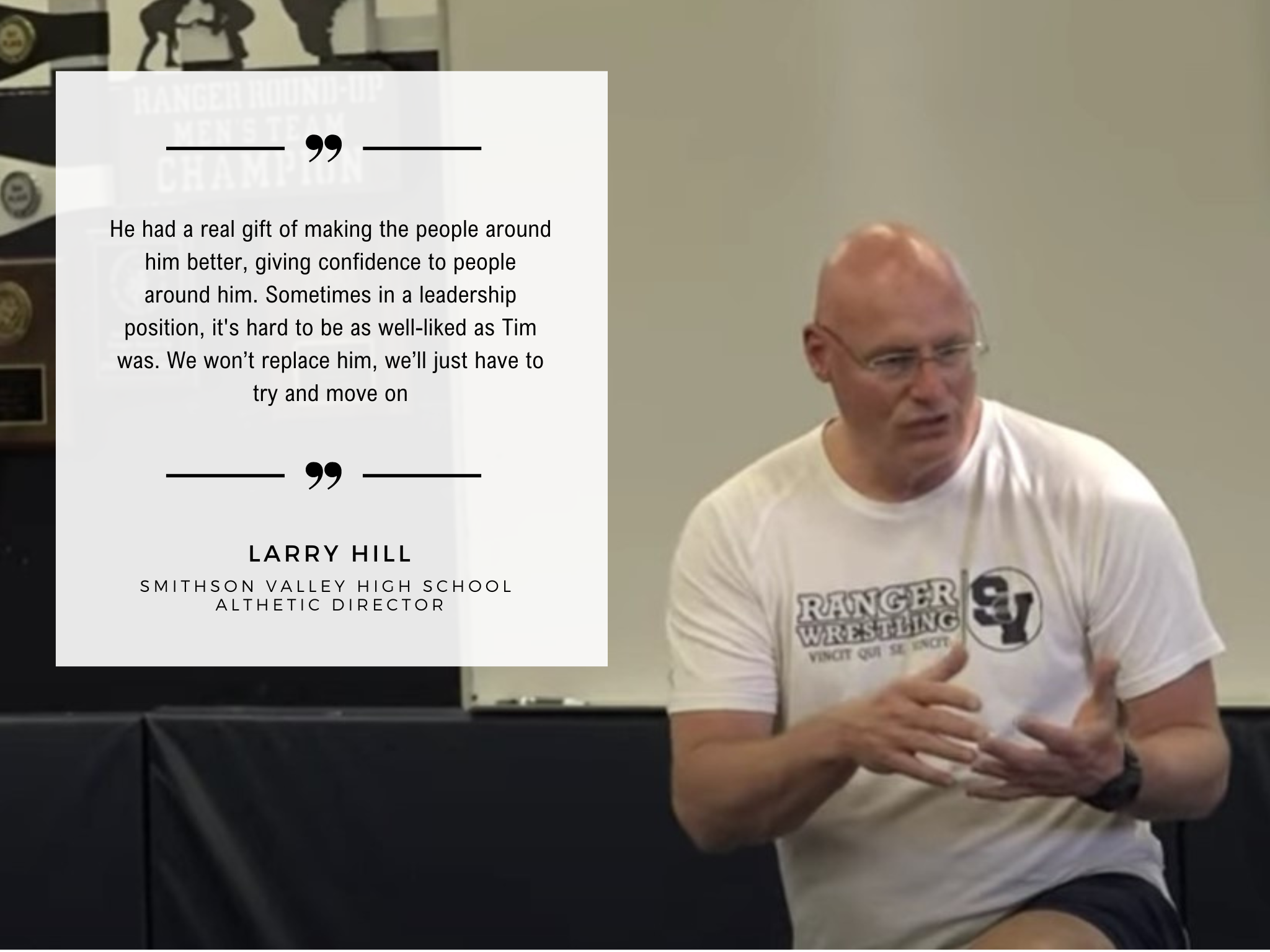 Community honors Coach Tim Clarkson in Texas Hill Country