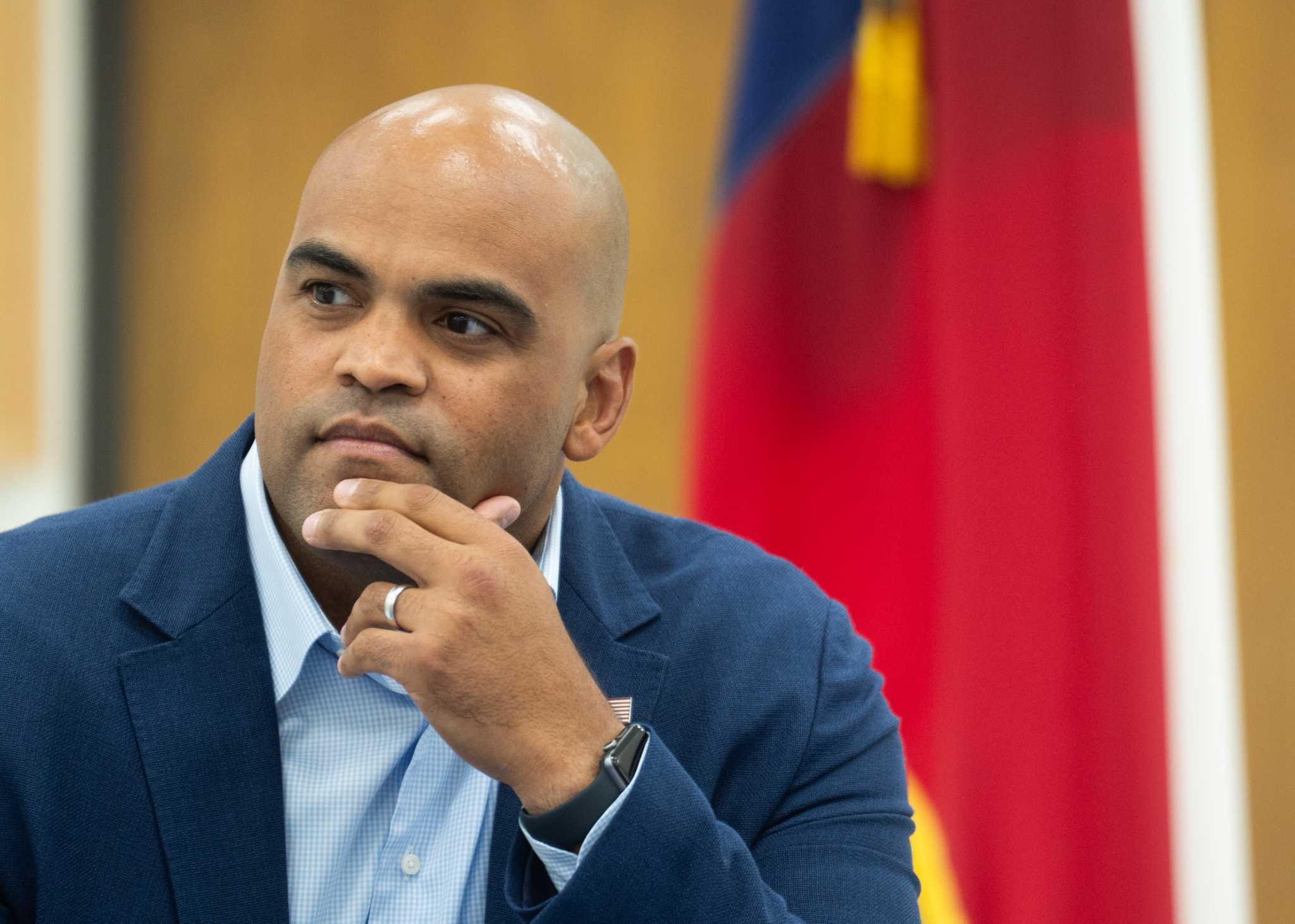 Colin Allred tries to balance support for oil and gas and renewables