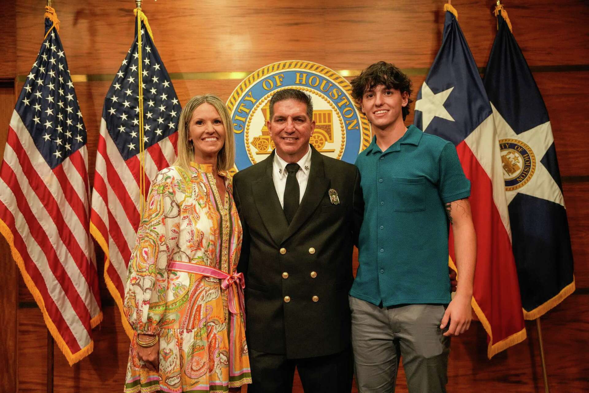 Houston Police Chief Noe Diaz and Fire Chief Tom Muñoz OK'd by council