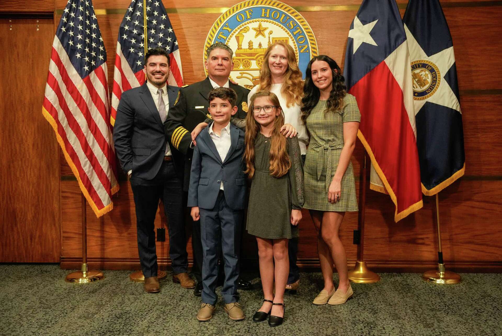 Houston Police Chief Noe Diaz and Fire Chief Tom Muñoz OK'd by council