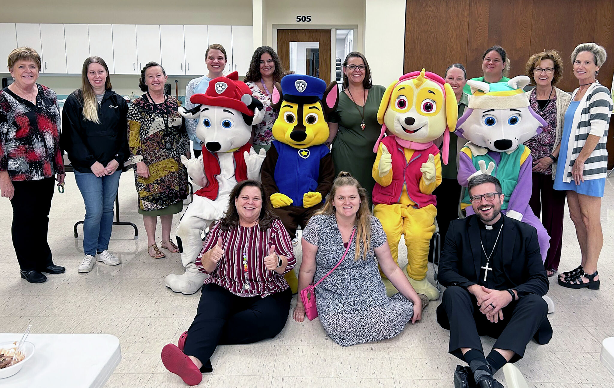 Photo: A 'paws' before school