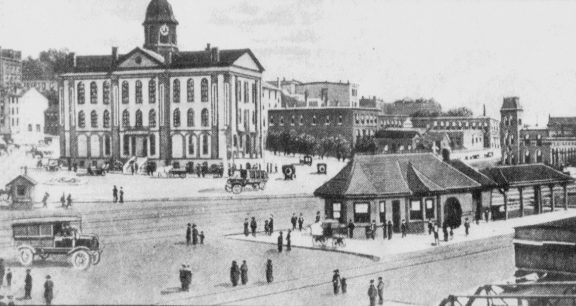 Alton's depot from Bluff Line to Illinois Terminal Railroad
