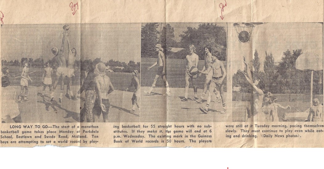 Midland Michigan men's 51 hour basketball world record game