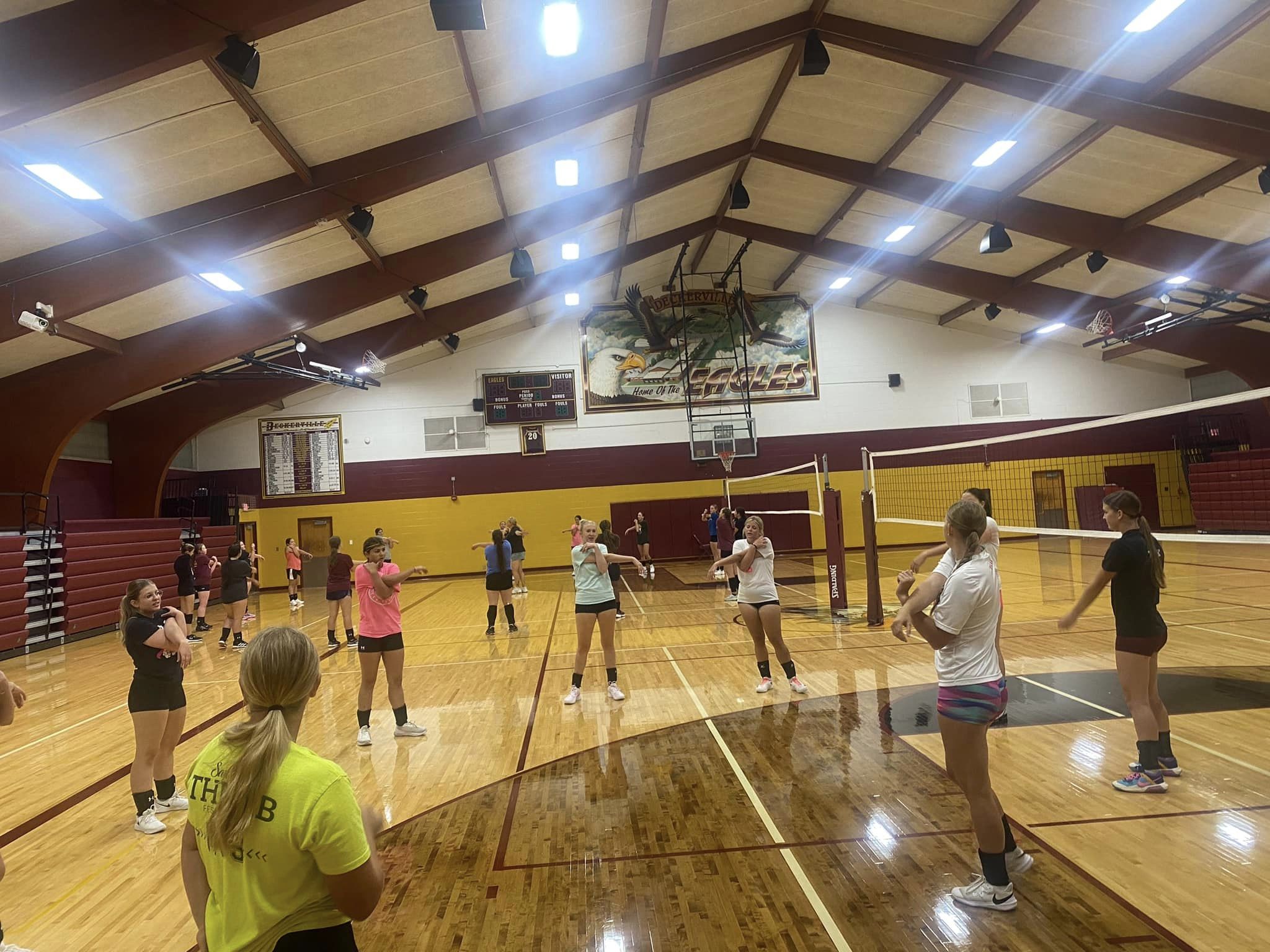 Deckerville volleyball begins practices with Midnight Madness