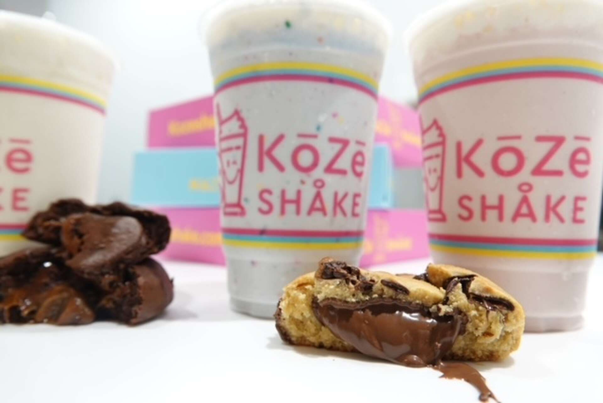 Newly opened Koze Shake in Katy prints photos on milkshakes
