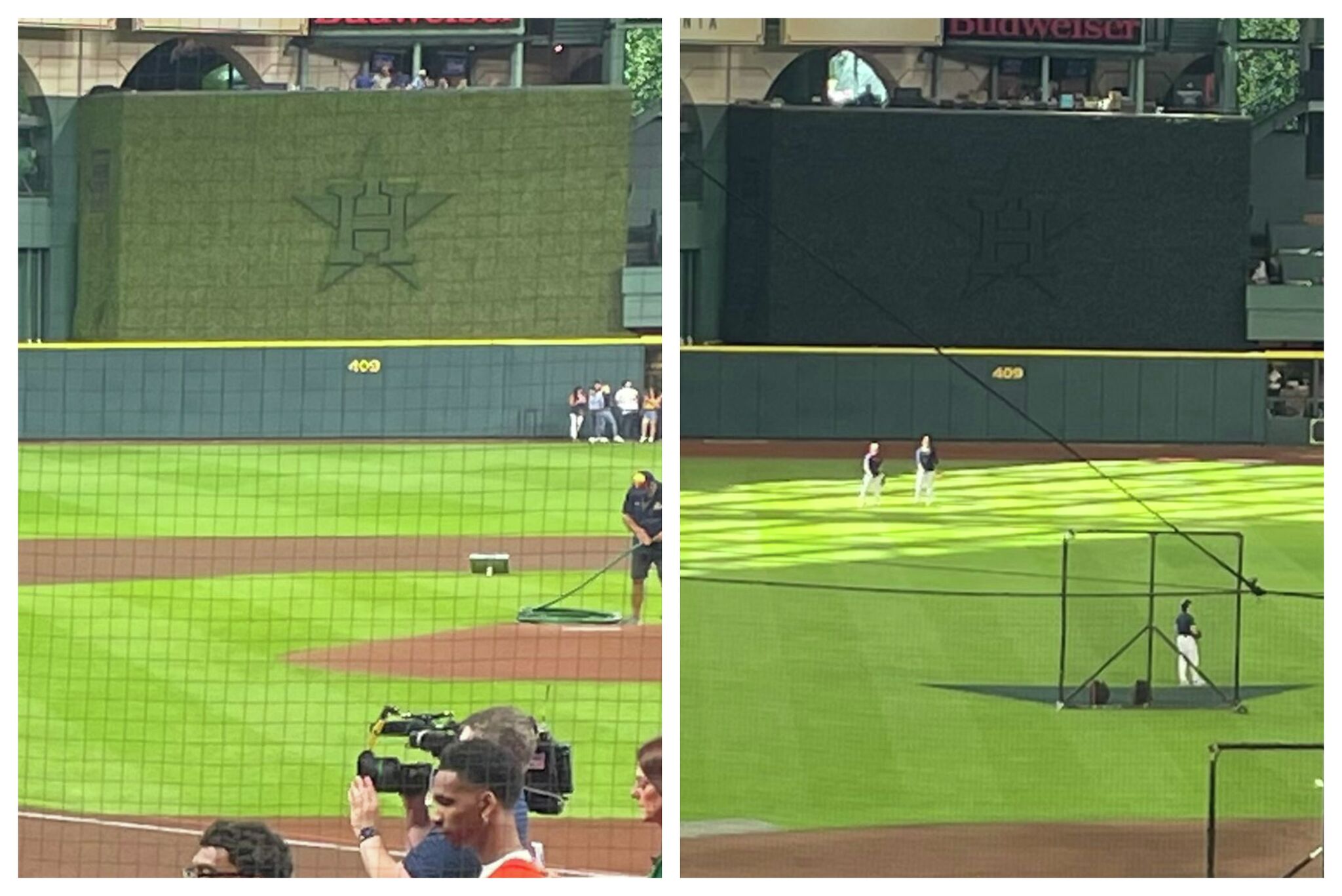 Astros return home to change in batter's eye at Minute Maid Park