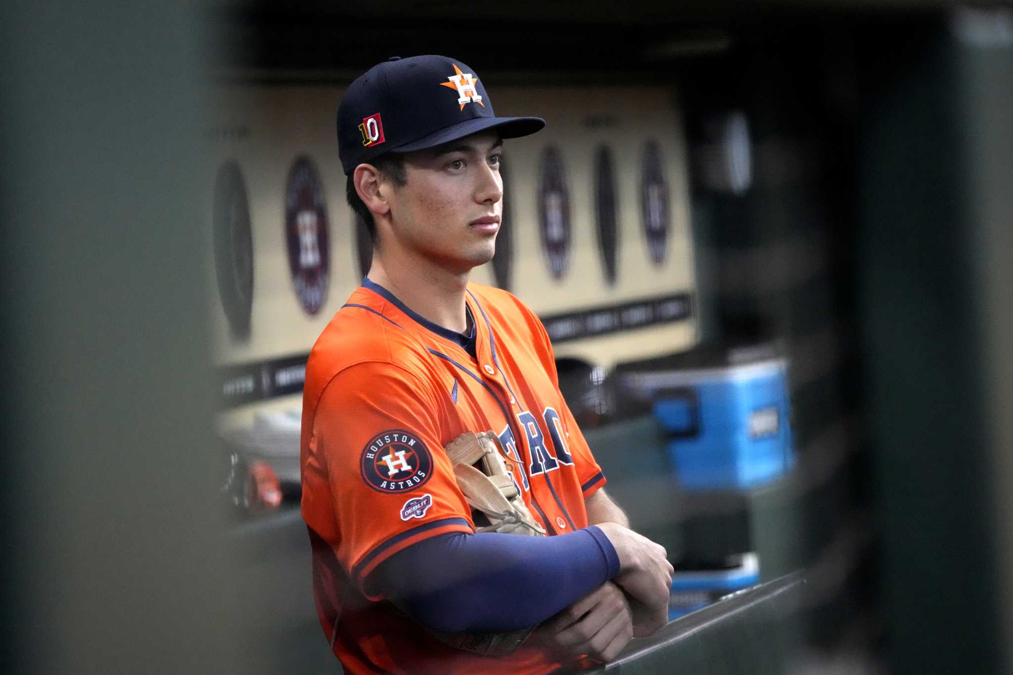 Houston Astros call up infield prospect Shay Whitcomb from Triple-A