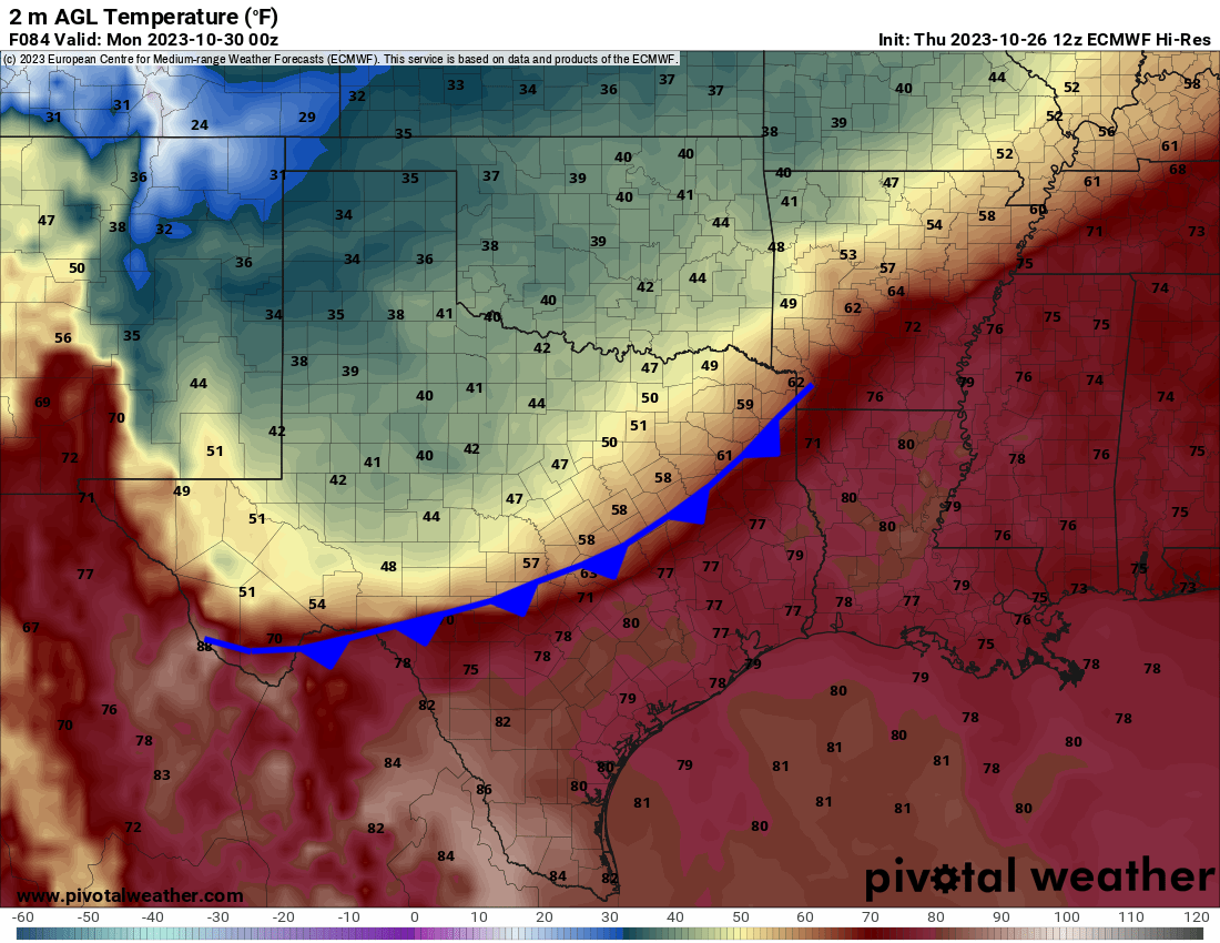 Here’s when to expect South Texas’ first strong cold front