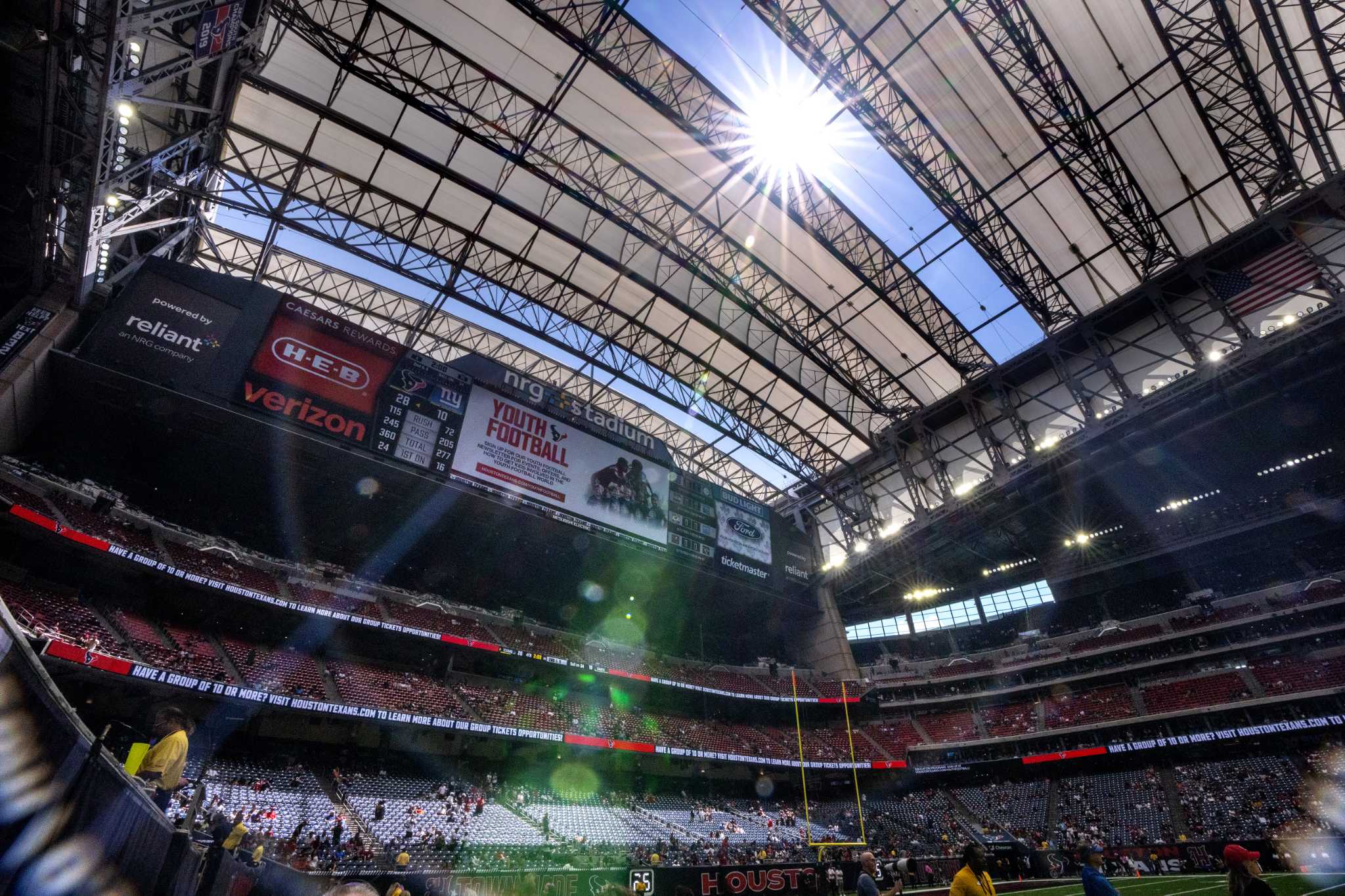 NRG Stadium roof panels damaged by Beryl to be fixed by Sept. 29