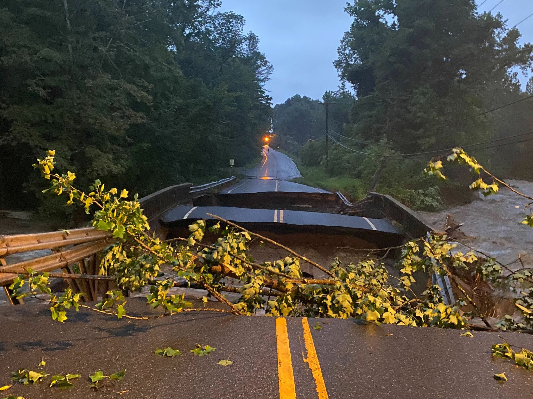Flash flooding in CT causes road washouts, evacuations, missing people