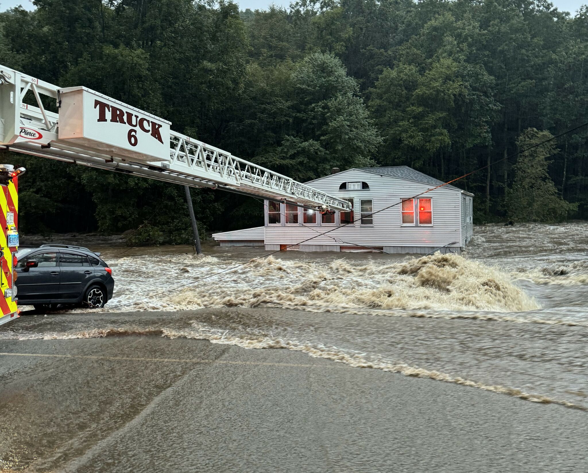 Firefighters rescued 19 people, dog in Oxford at Brookside Inn