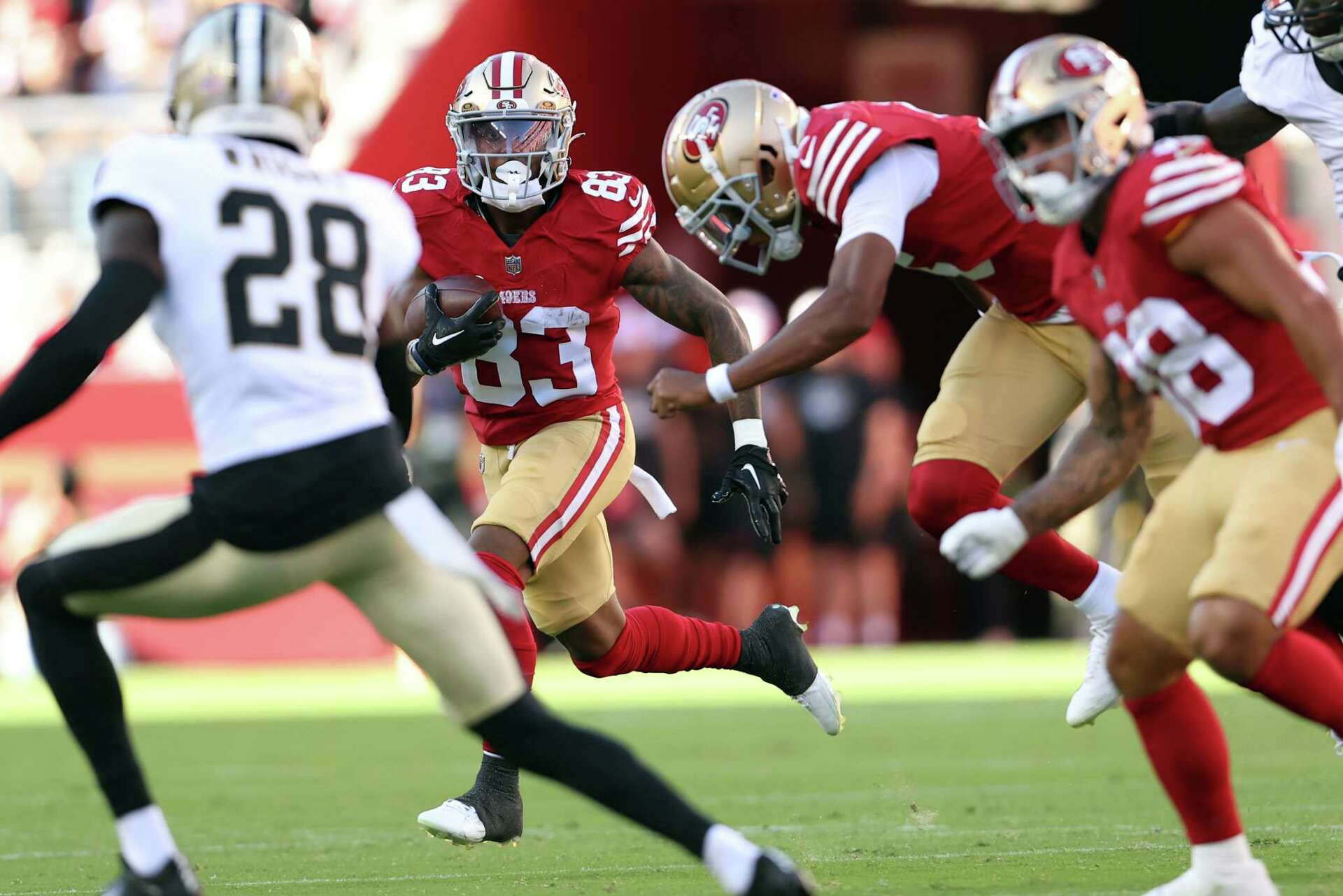 Rookie Jacob Cowing’s preseason debut gave 49ers a taste of his value