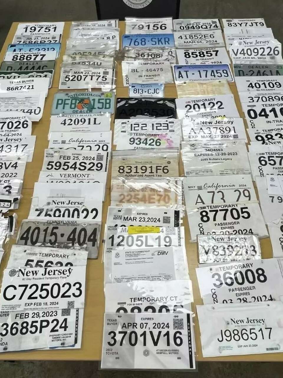 Fake temporary plates proliferate in CT as other states toughen laws