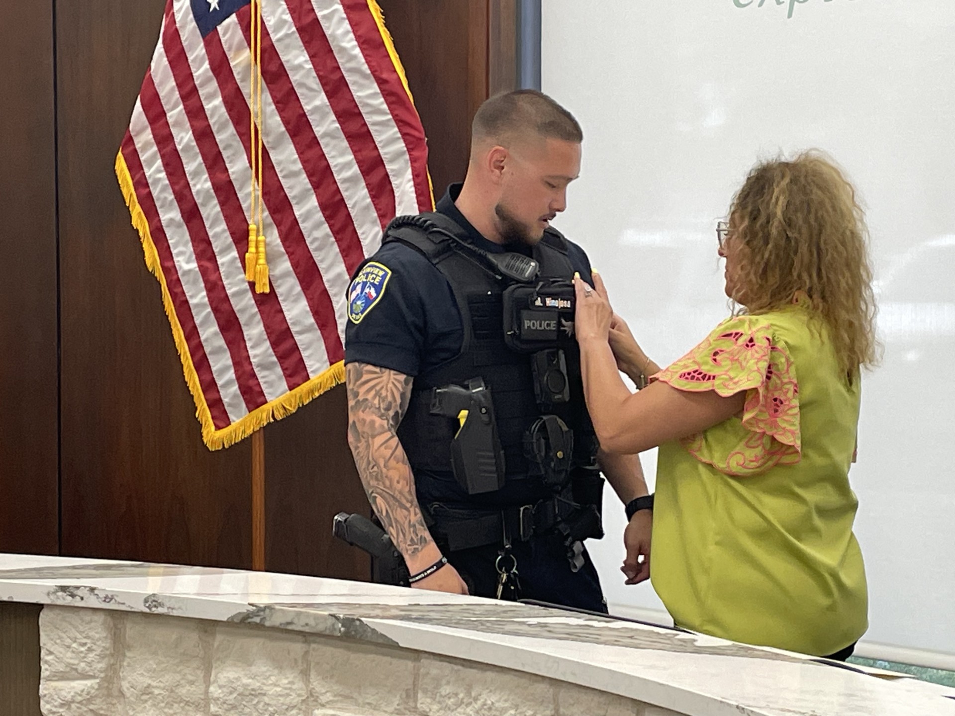 Plainview PD promotes Malachi Hinojosa