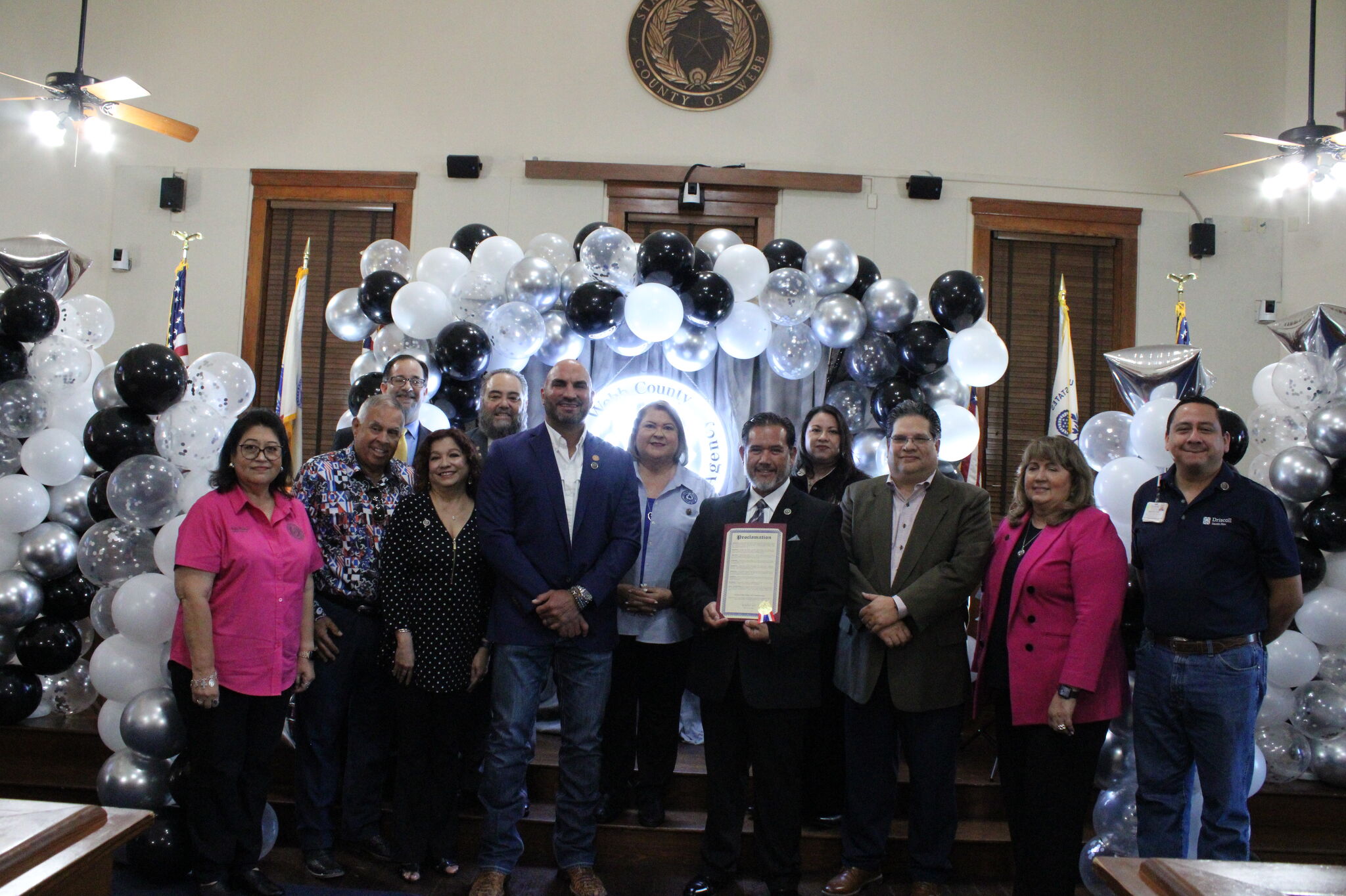 County honors CAA's 60th anniversary at courthouse, 30 years in Webb