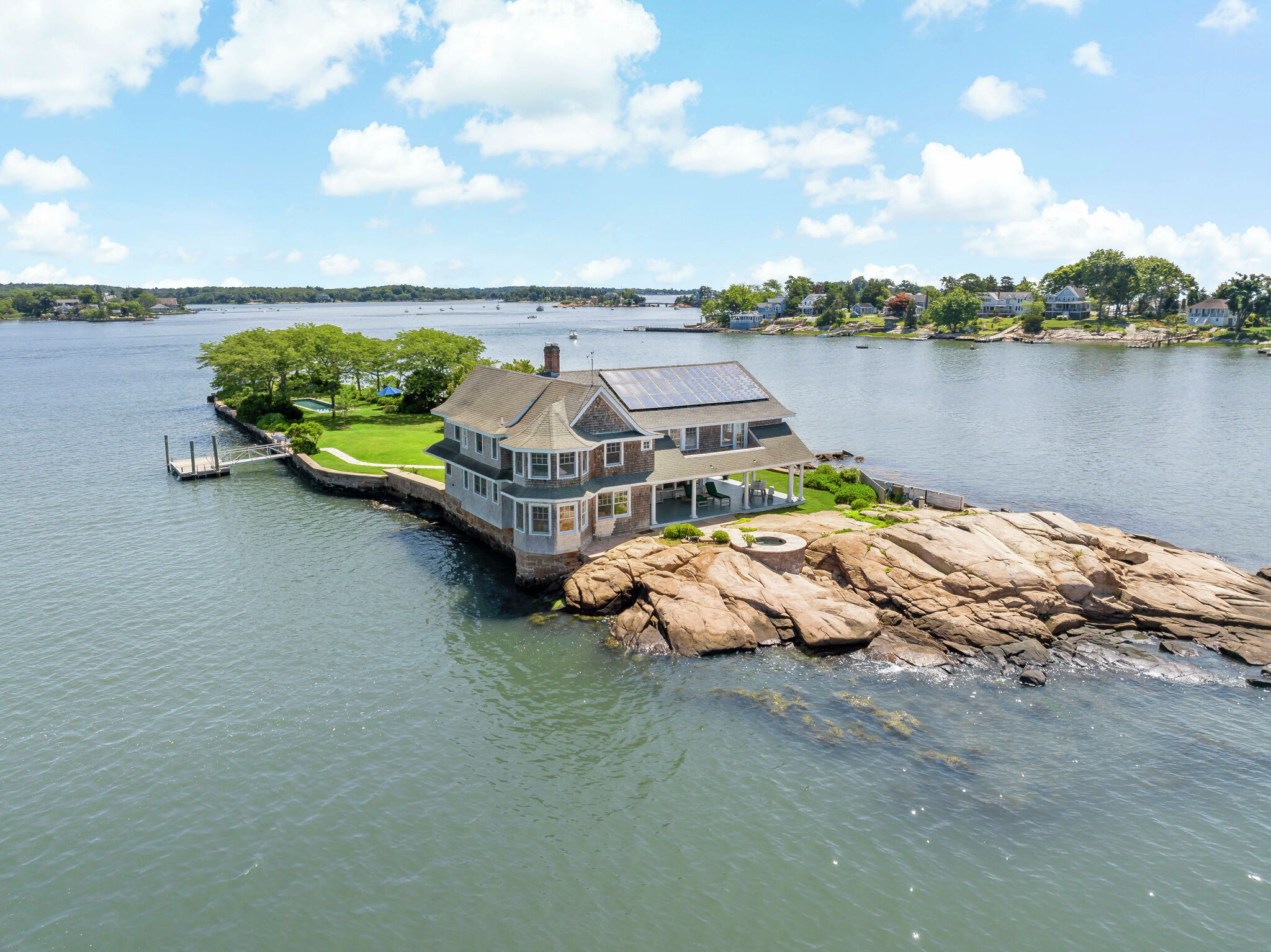 Potato Island, one of Branford's Thimble Islands, is listed for $4.95M