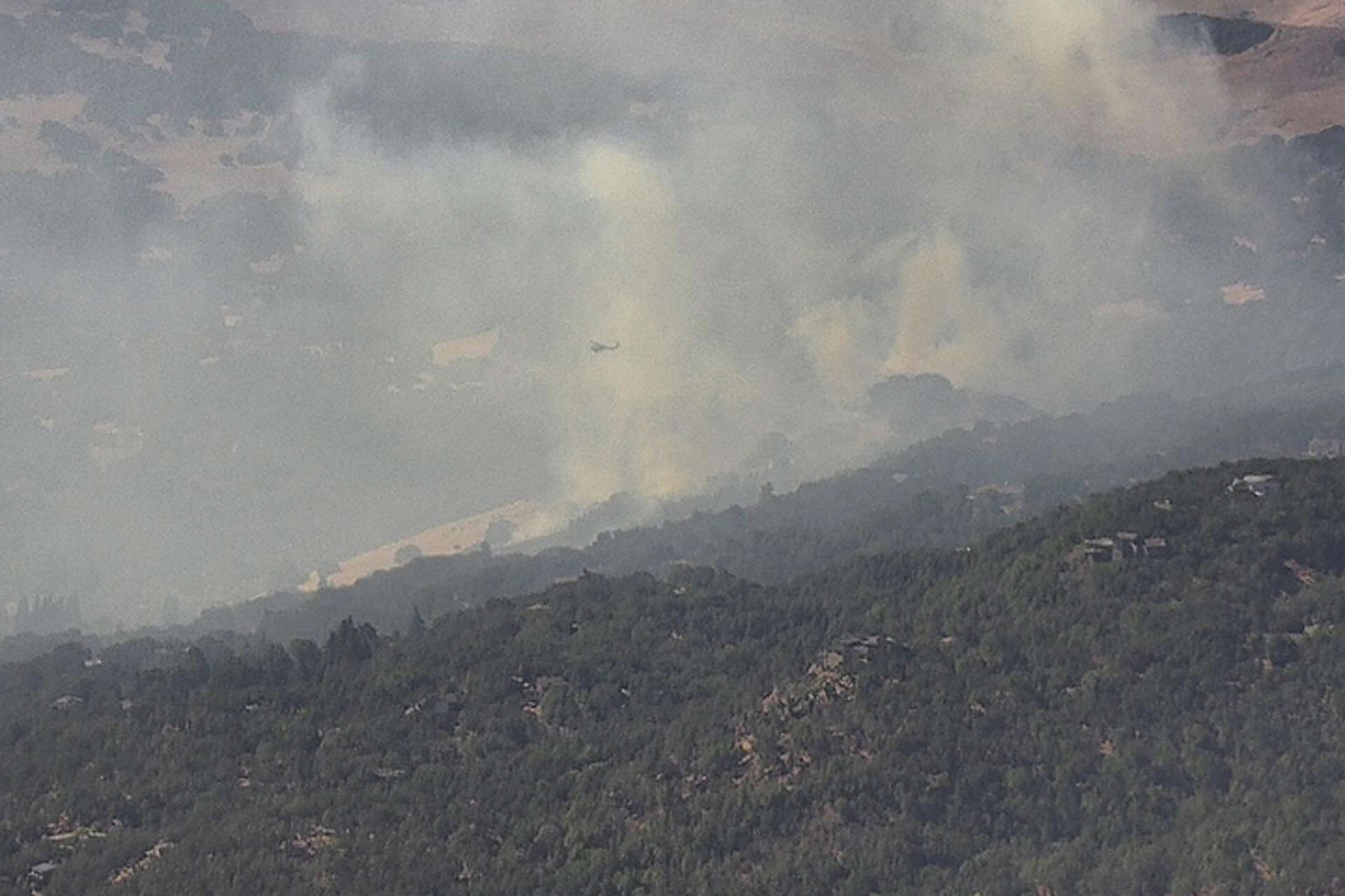 Solano County grass fire near residential area prompts evacuations