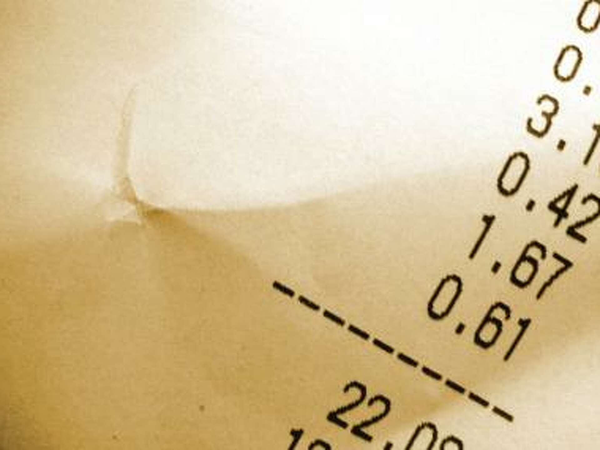 How to Read Cash Register Tapes