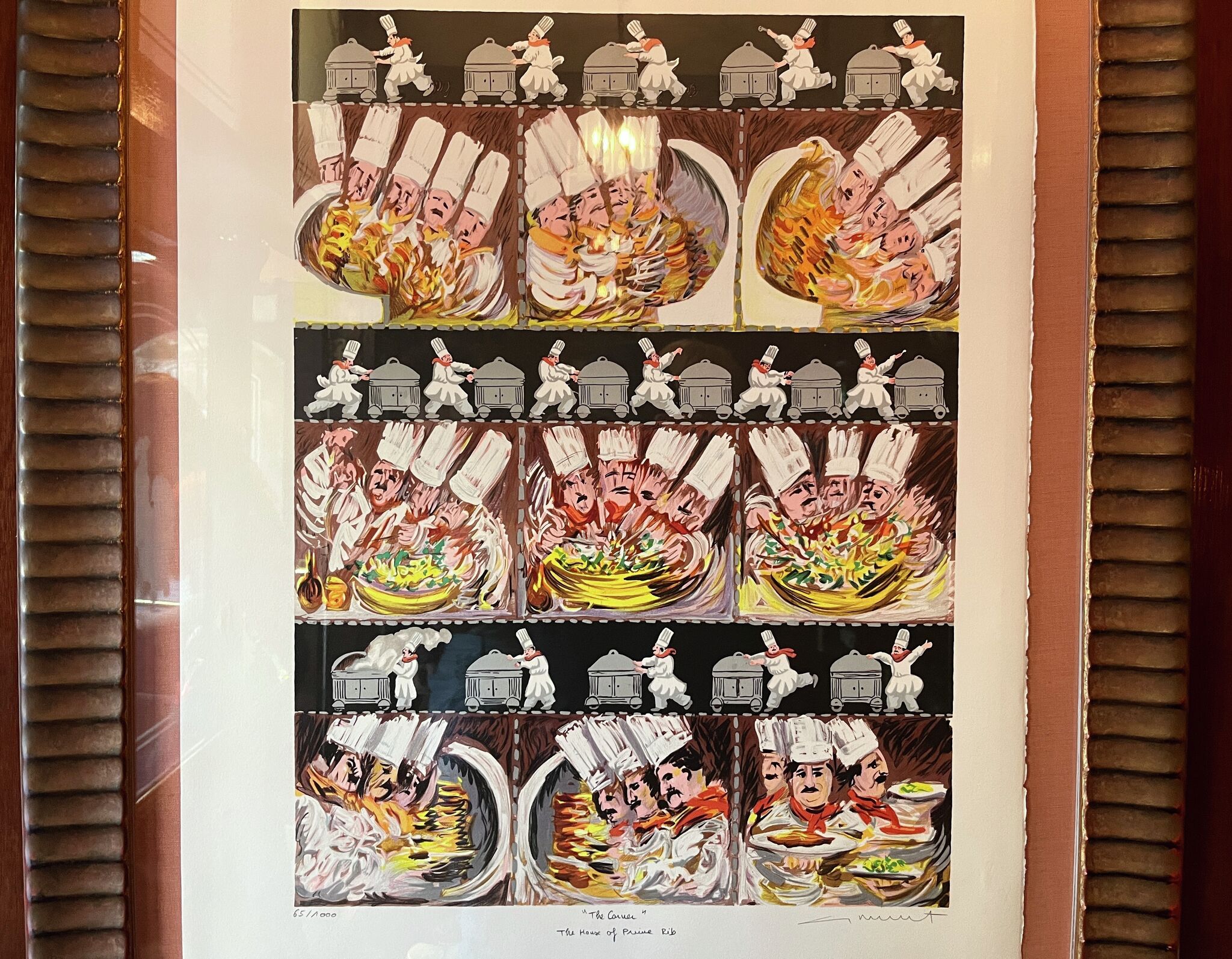 This House of Prime Rib food painting is the ultimate appetizer