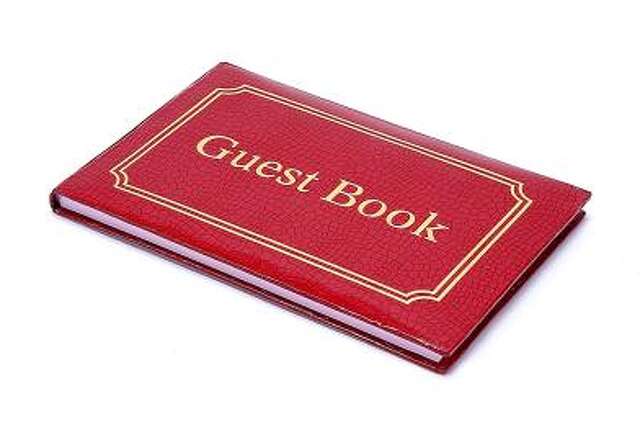 How to Make a Guest Book Page in Microsoft Word