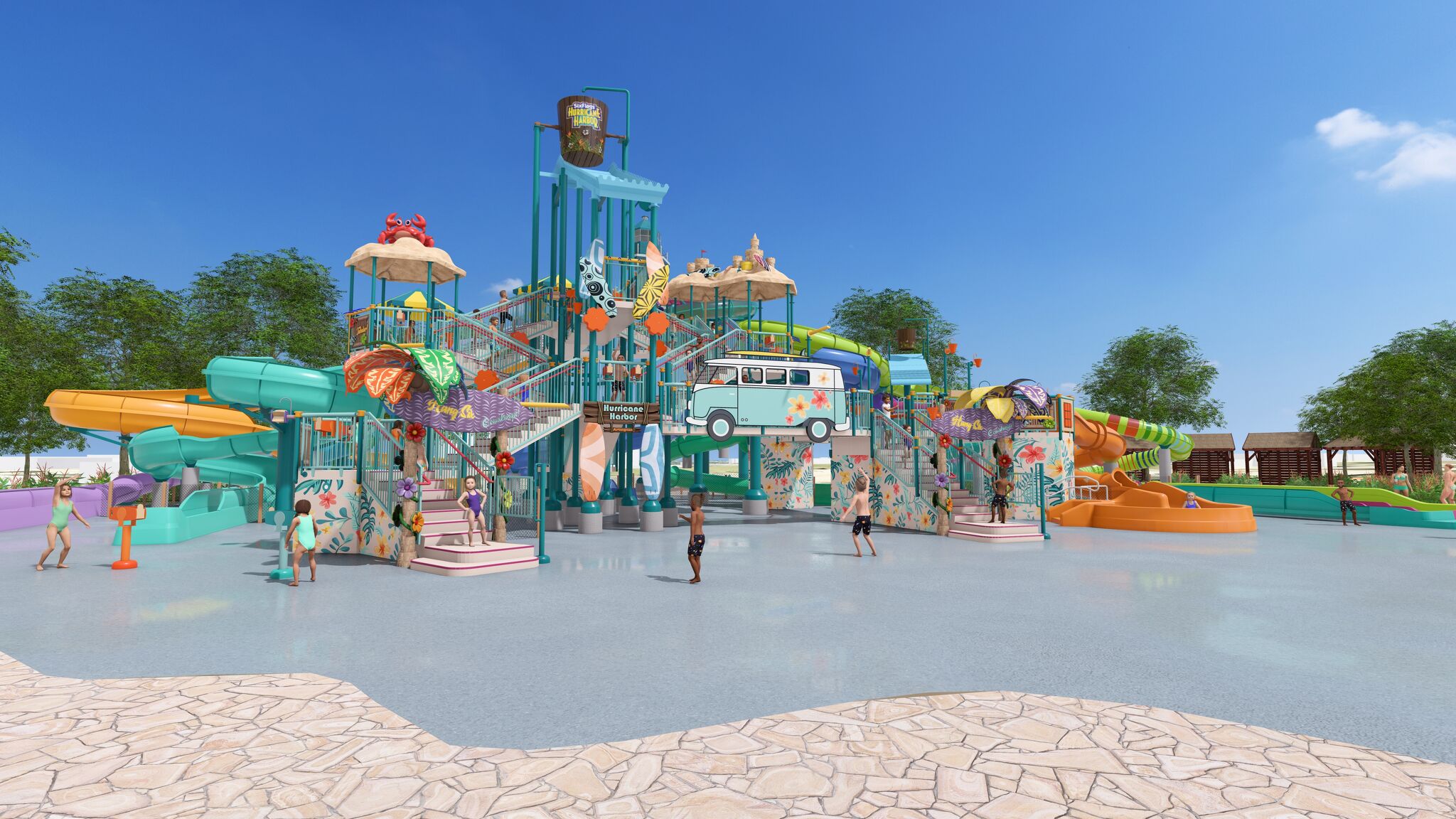 Six Flags to open massive splash island