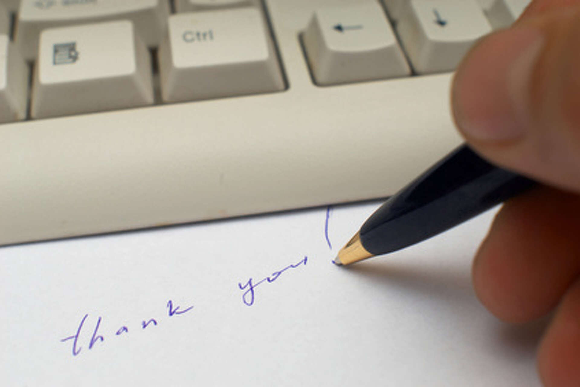Thank-You Note Etiquette for Business