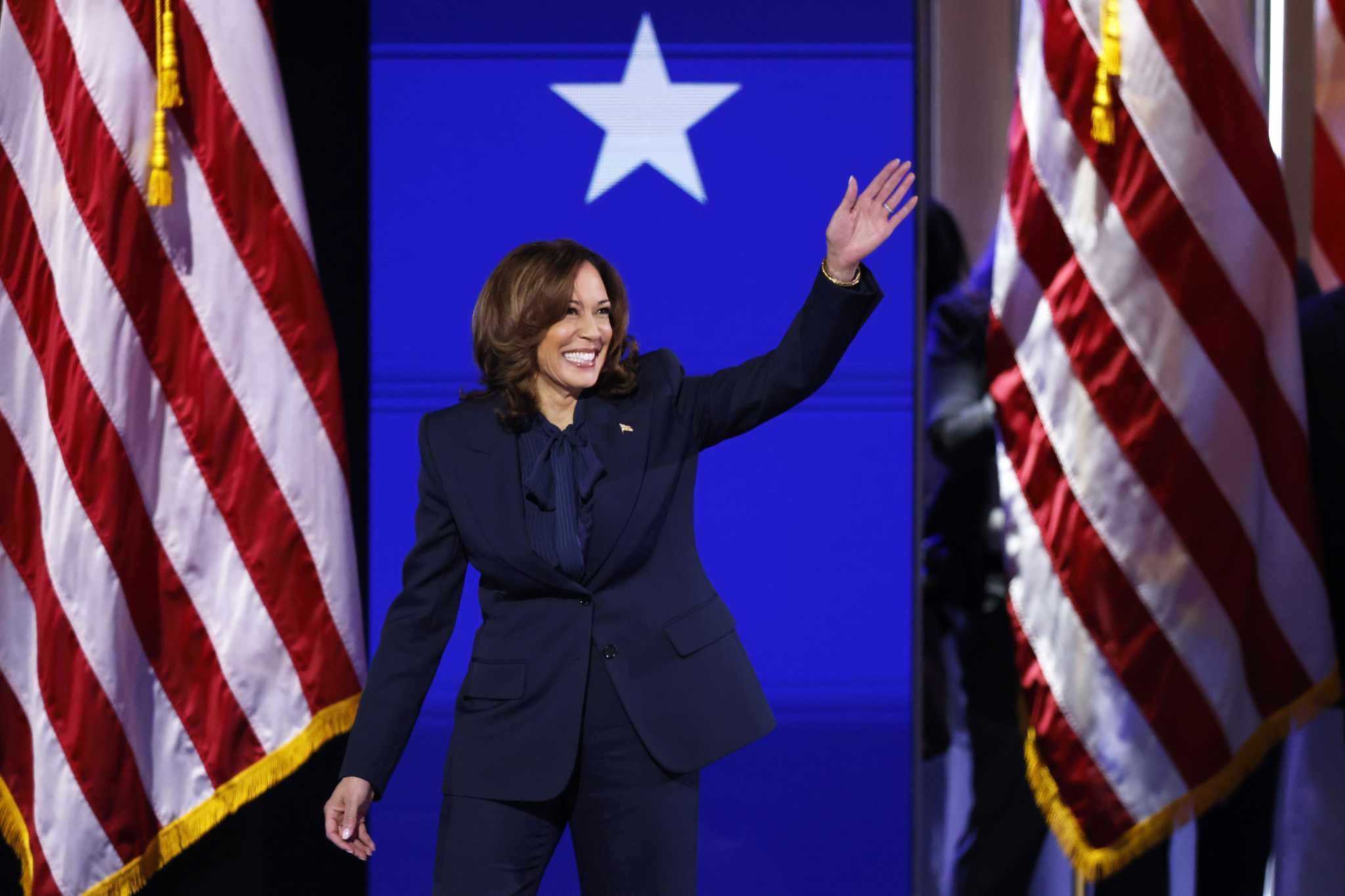 Kamala Harris embraces patriotism, family, rule of law in DNC speech