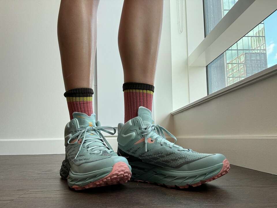 Hoka Speedgoat 5 Mid GTX Boot: Rugged for all weather conditions