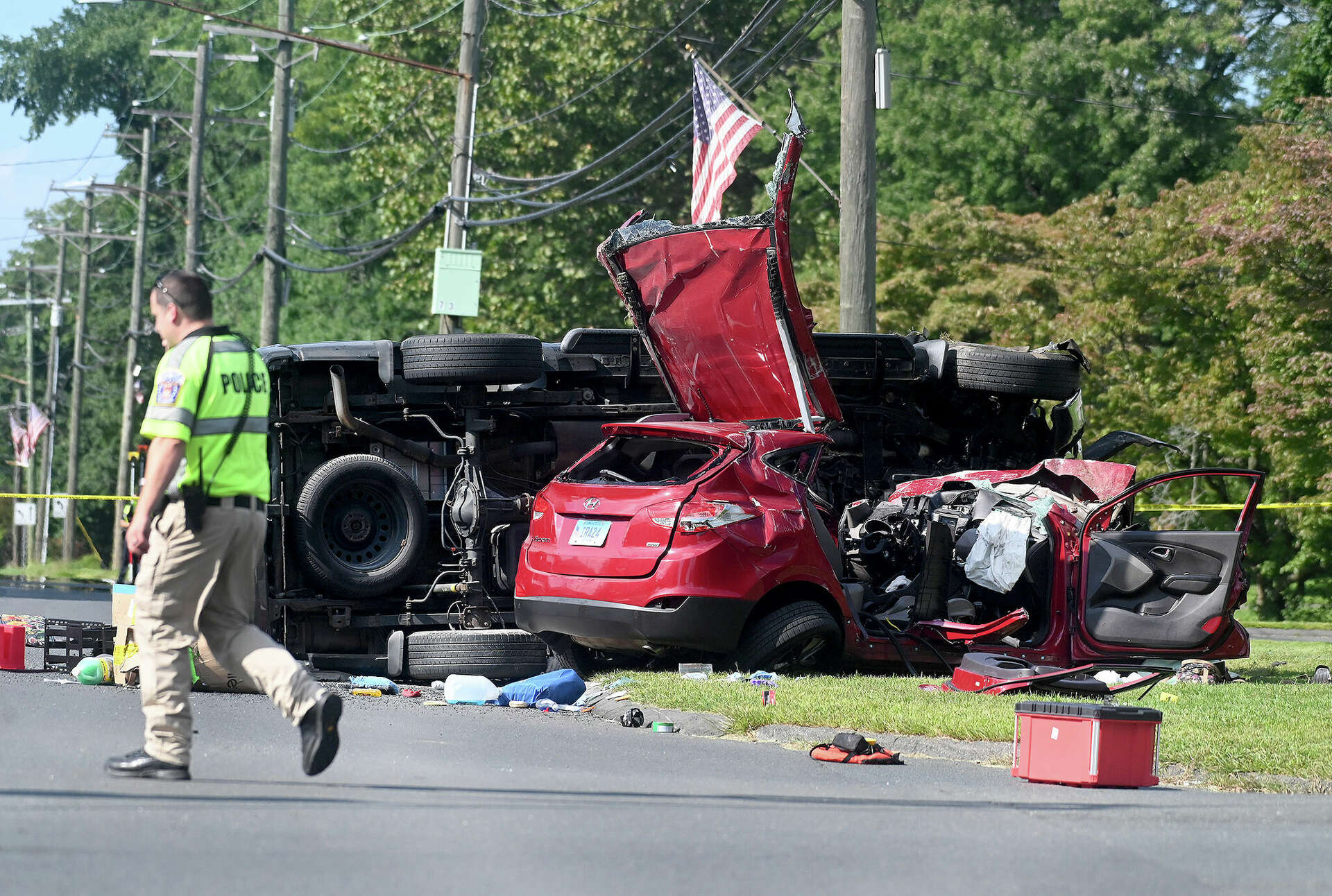 Police: Crash in Enfield on Route 5 kills one, injures two others