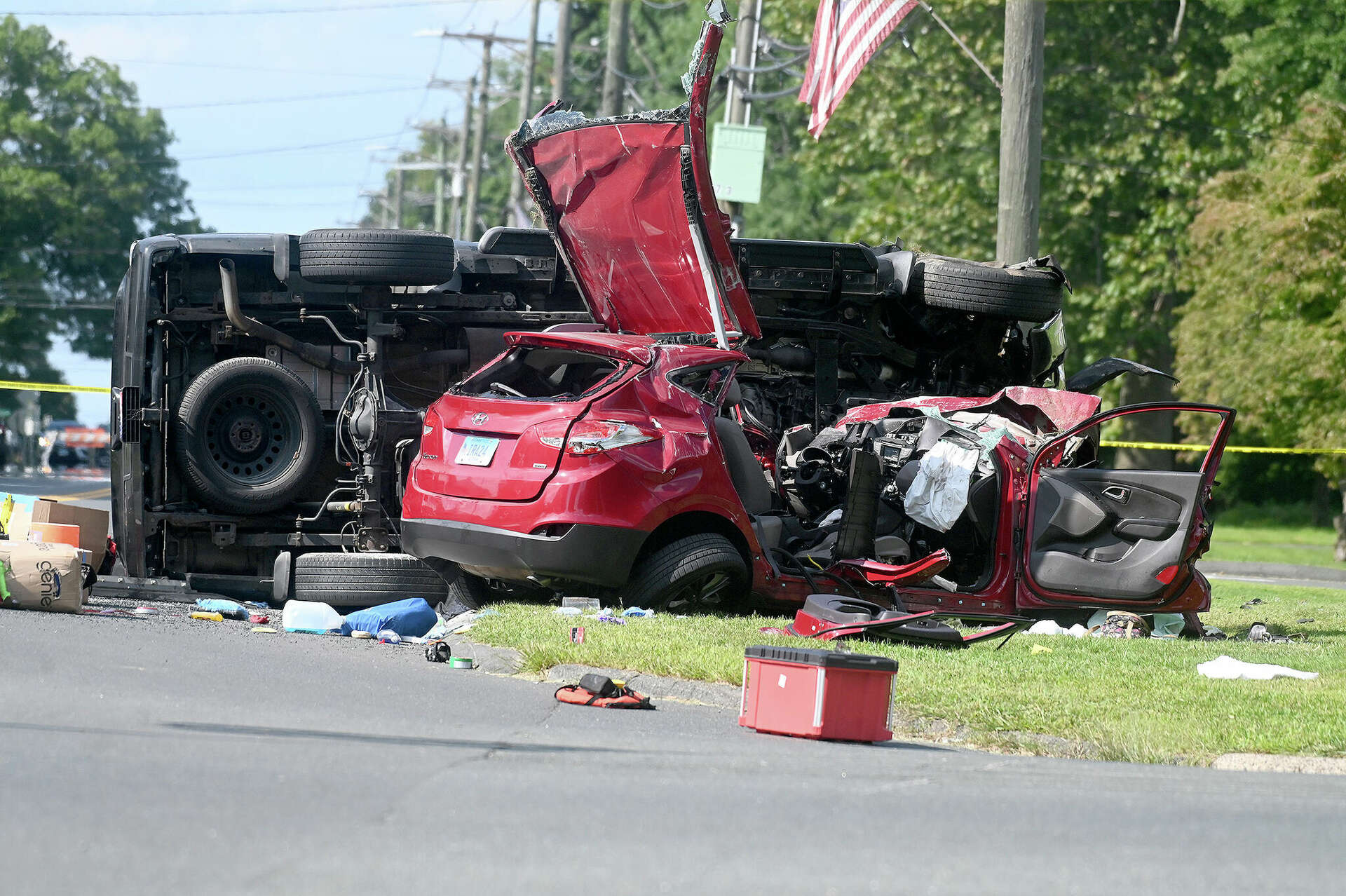 Police: Crash in Enfield on Route 5 kills one, injures two others