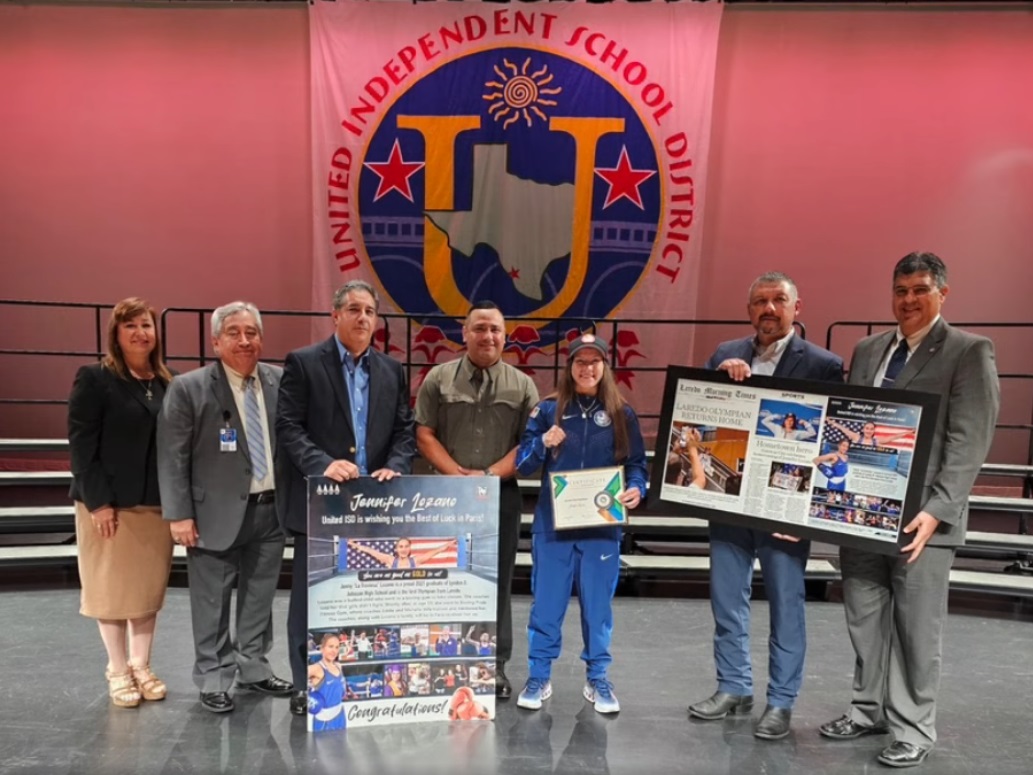 UISD celebrates alumna and Laredo Olympic boxer Jennifer Lozano
