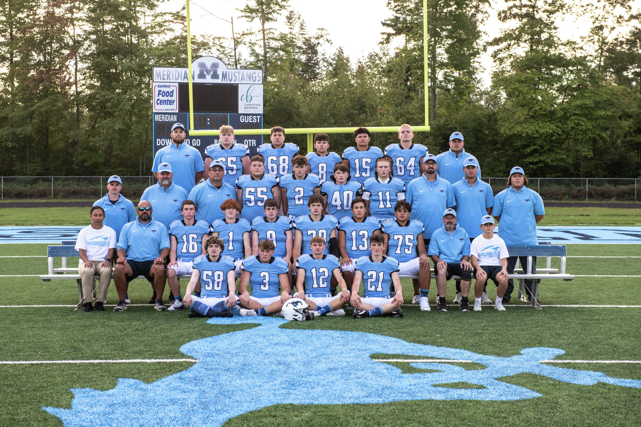 Mustangs leaning on 'large humans' up front in 2024